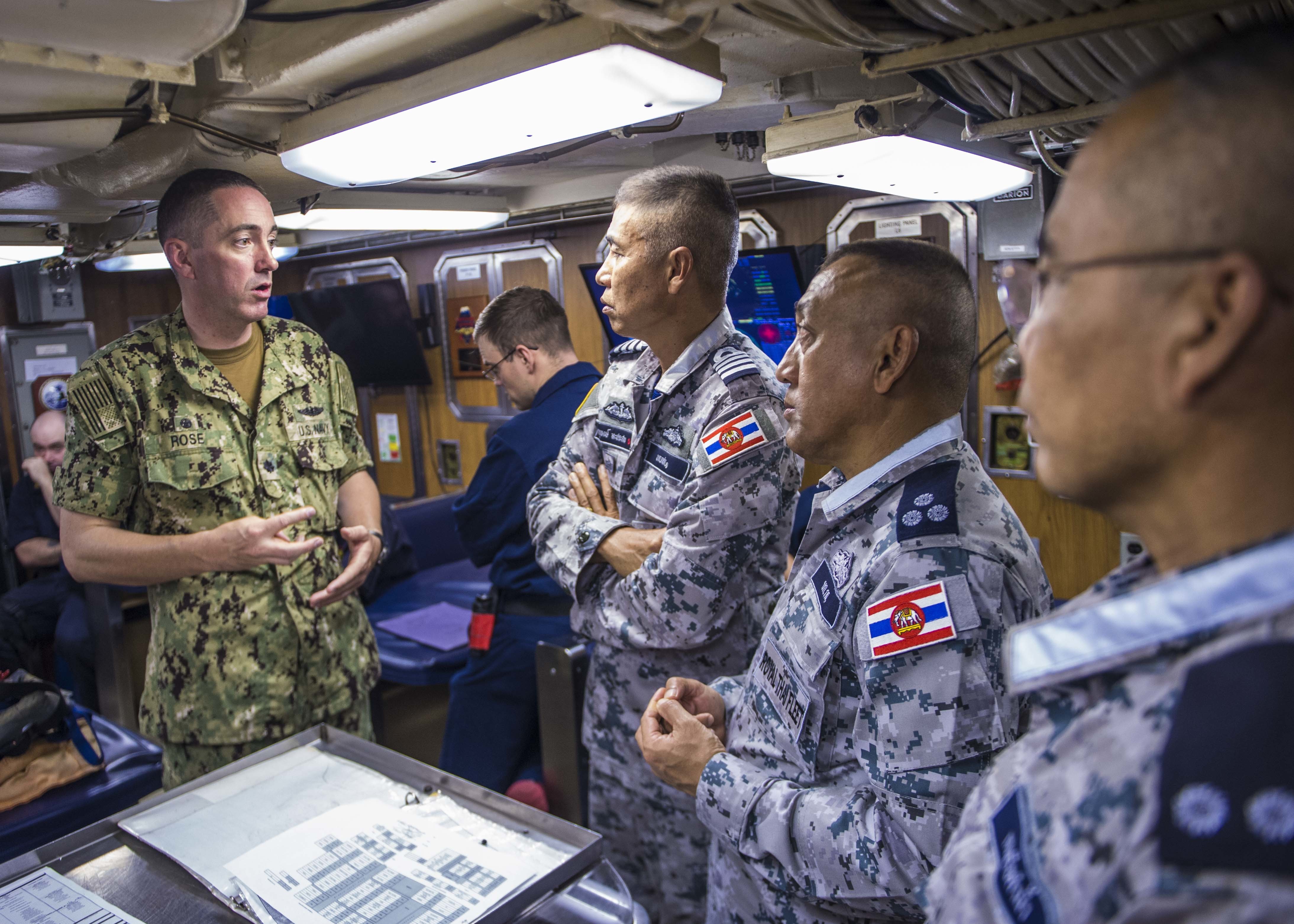 U.S. Navy Submarine Hosts Royal Thai Navy Dignitaries During Exercise ...