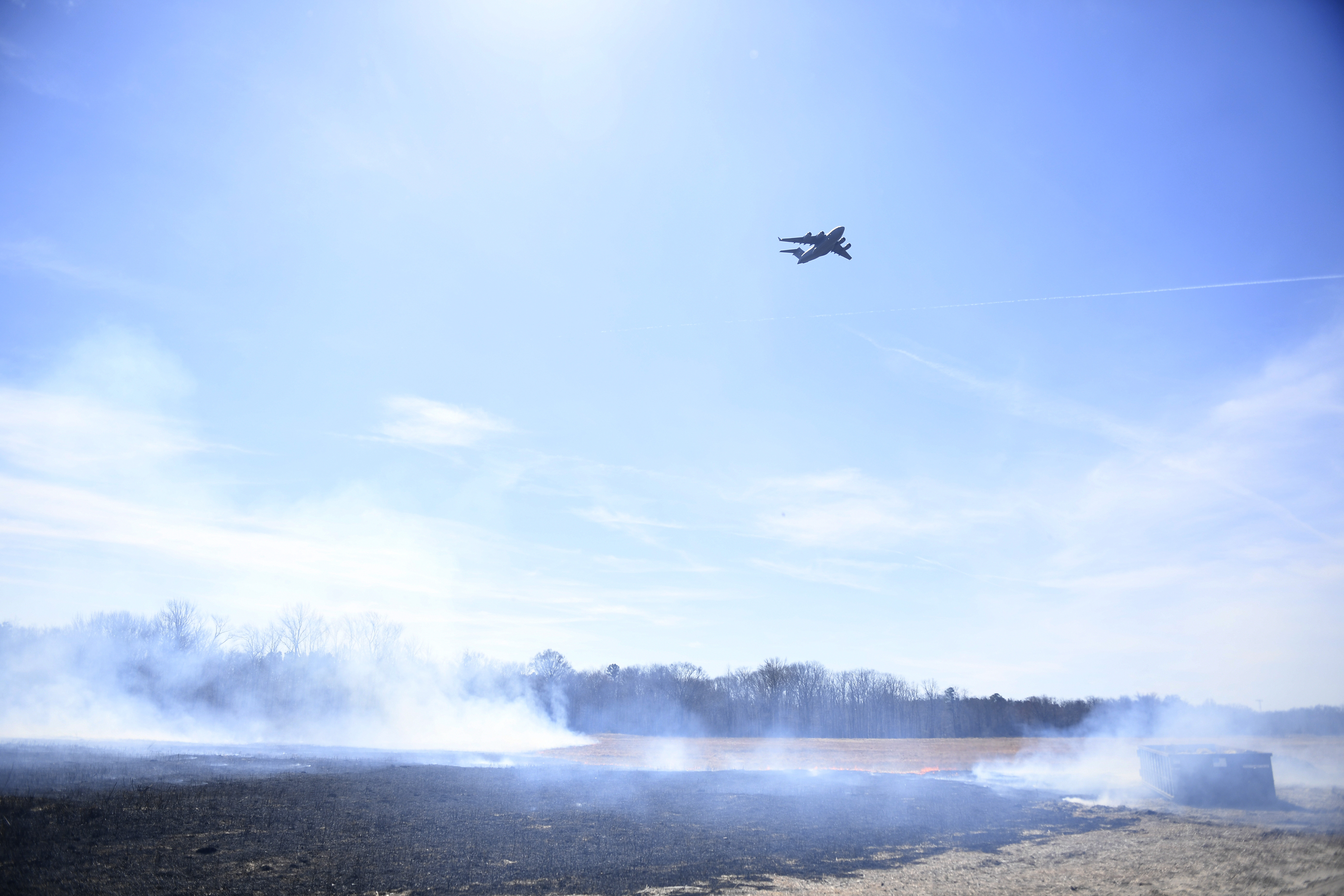 Firefighters conduct, contain controlled burns > Joint Base McGuire-Dix ...