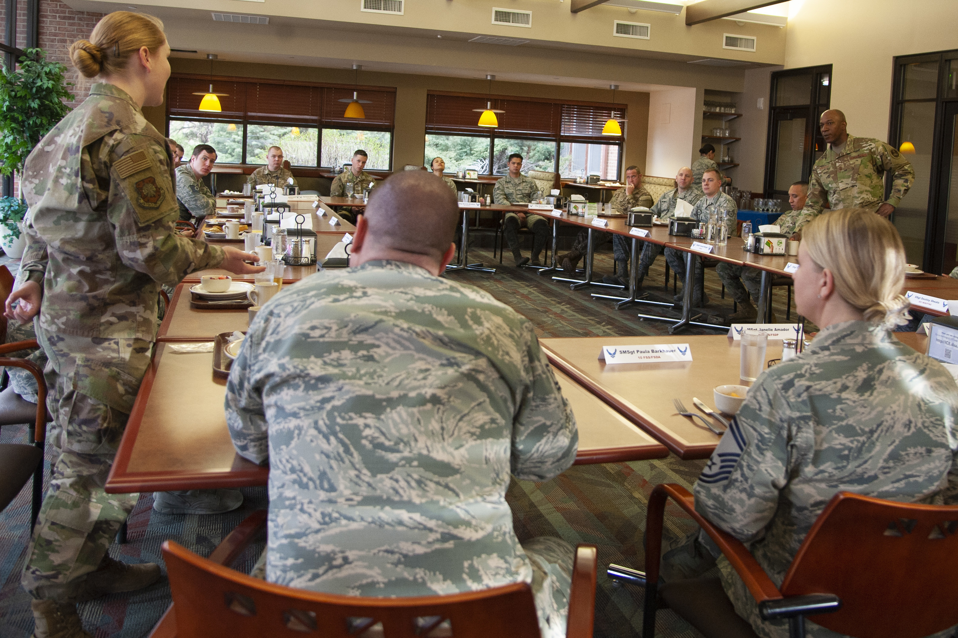 CMSAF Wright visits Peterson AFB > Peterson Air Force Base > News of ... CMSAF Wright visits Peterson AFB > Peterson Air Force Base > News of ...