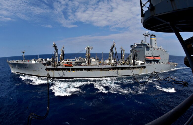 U.S., Japan Maritime Forces Conduct Replenishment-at-Sea > Commander, U ...