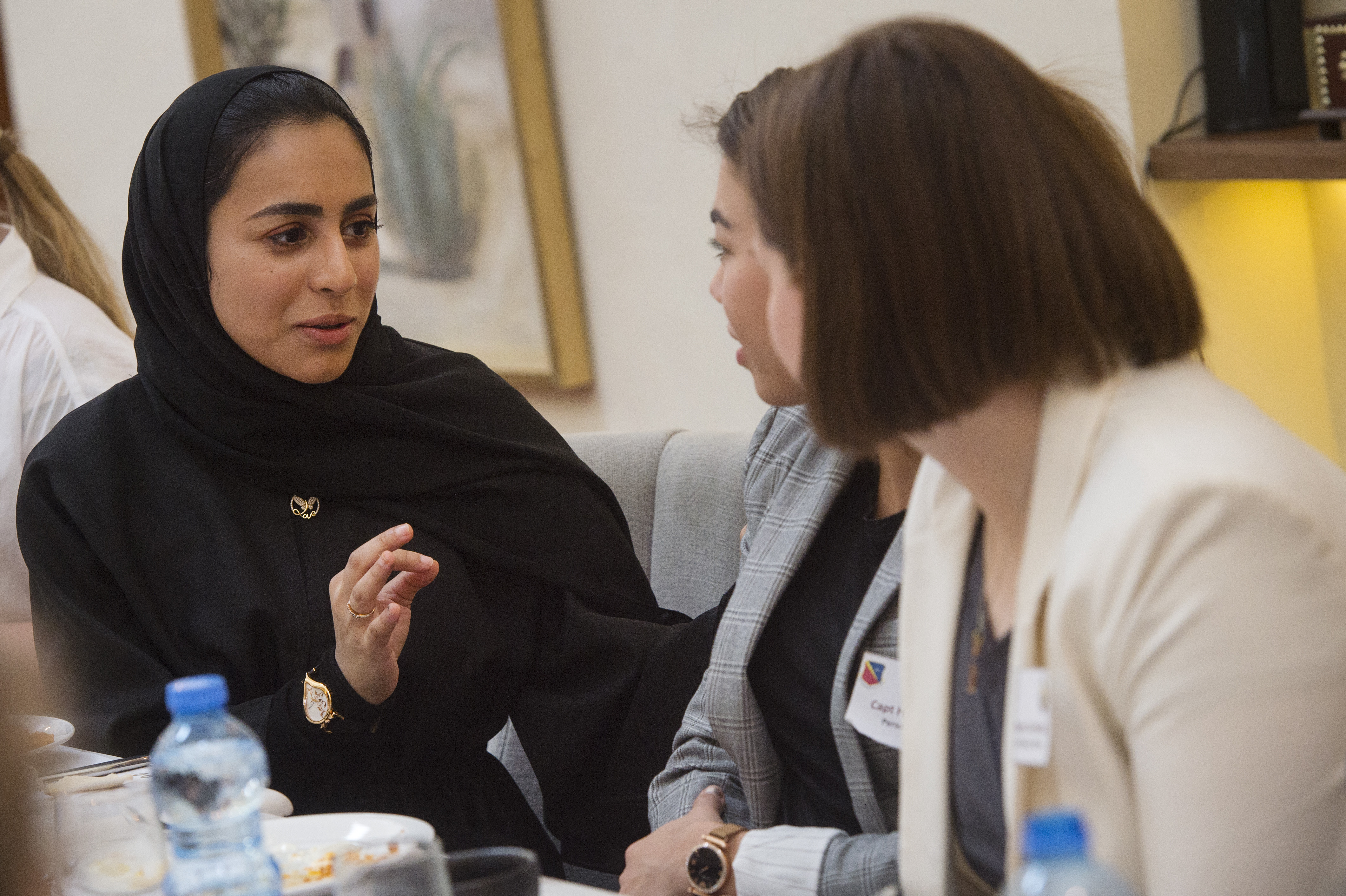 U.S., Qatar military women build relationships over breakfast > Nellis ...