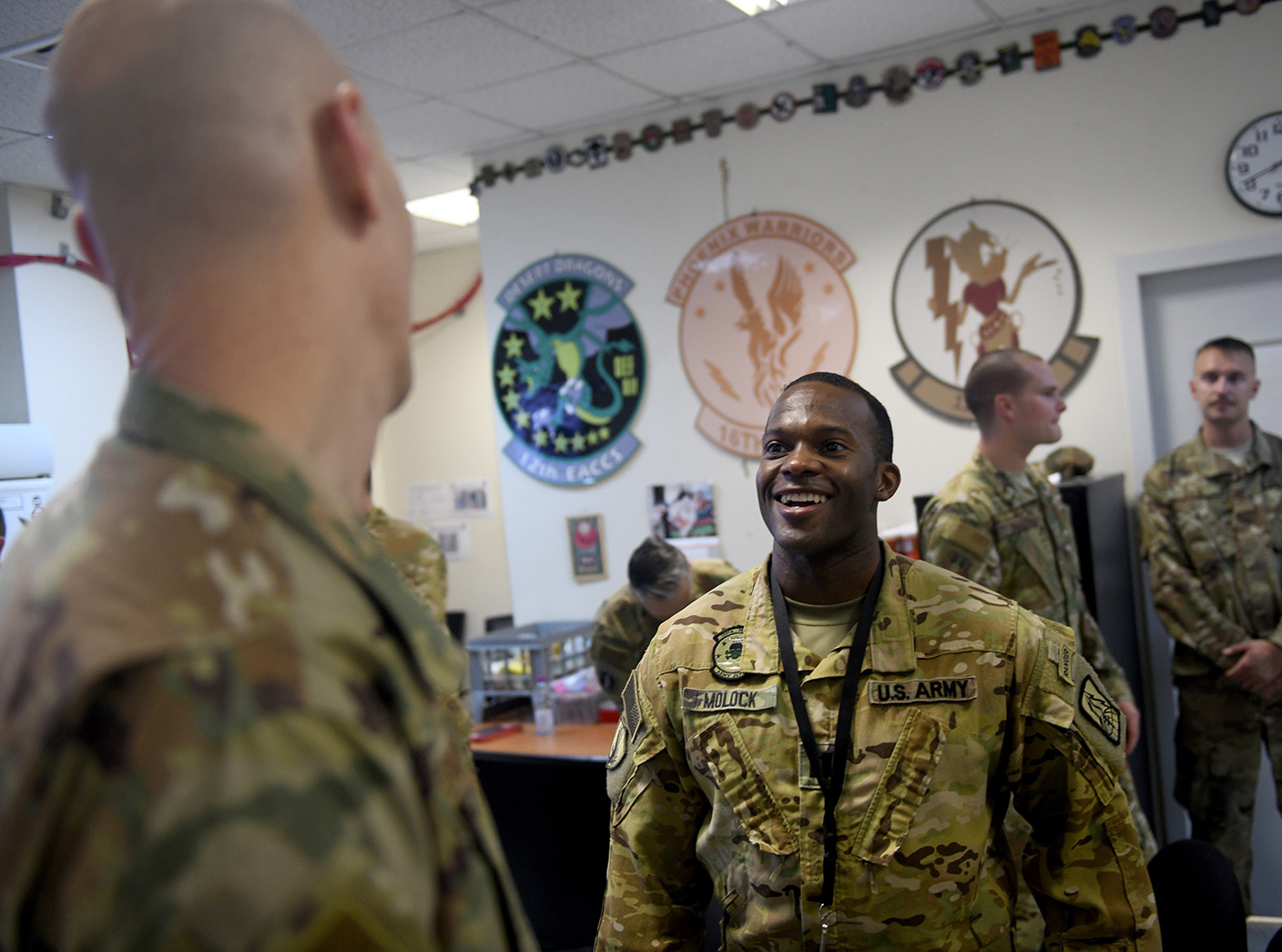 ANG senior leadership triad tour AFCENT, gauge total force integration ...