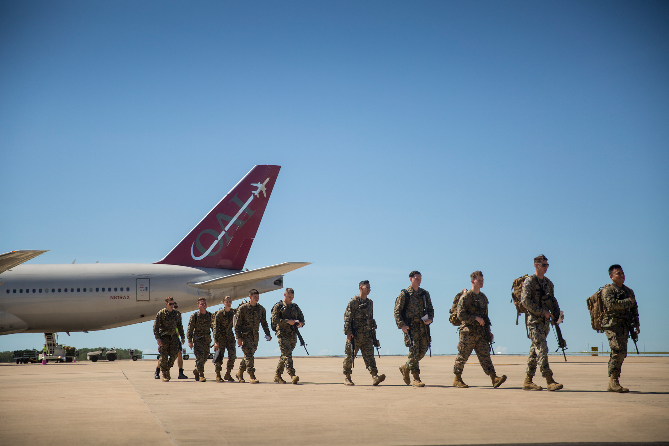 U.S. Air Force Bomber, Fighter Squadrons Support Australian Air Force ...