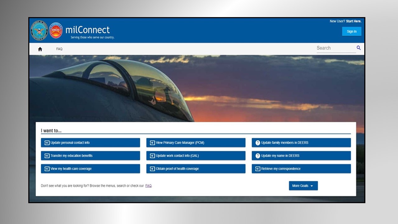 Is your milConnect info up-to-date
