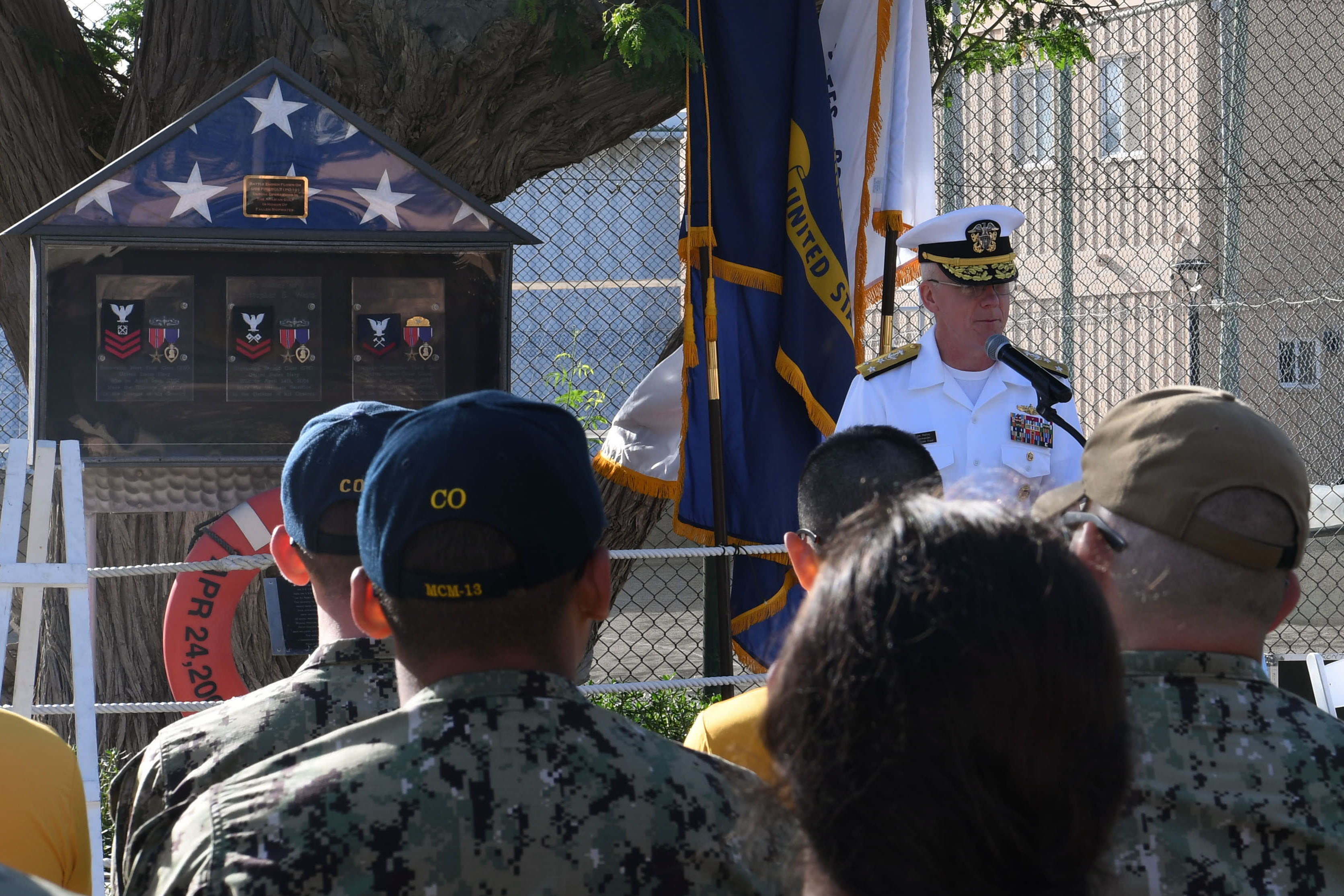 NSA Bahrain Honors Fallen Firebolt Shipmates > U.S. Naval Forces ...