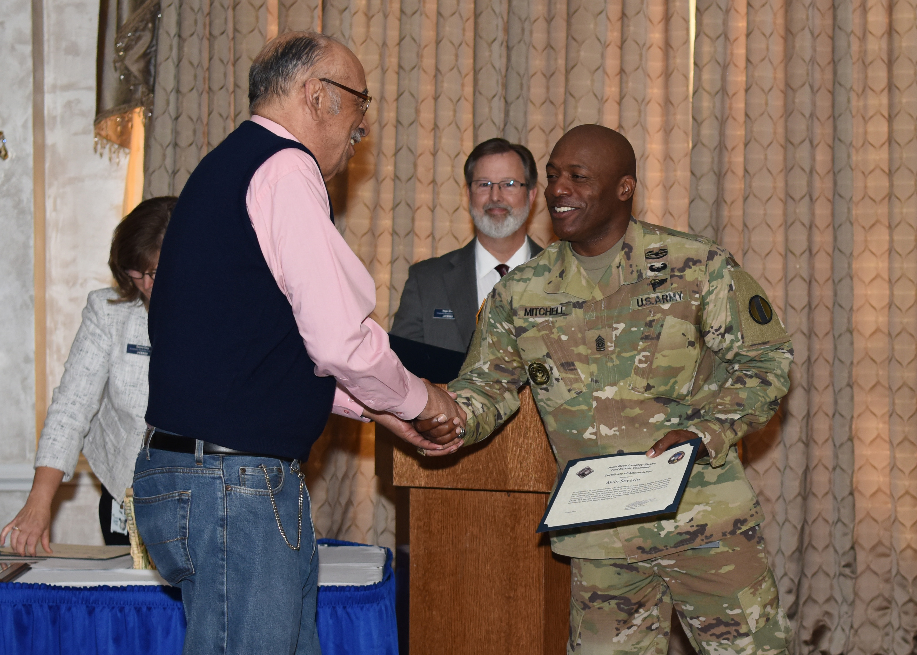 JBLE ceremony recognizes volunteers > Joint Base Langley-Eustis ...