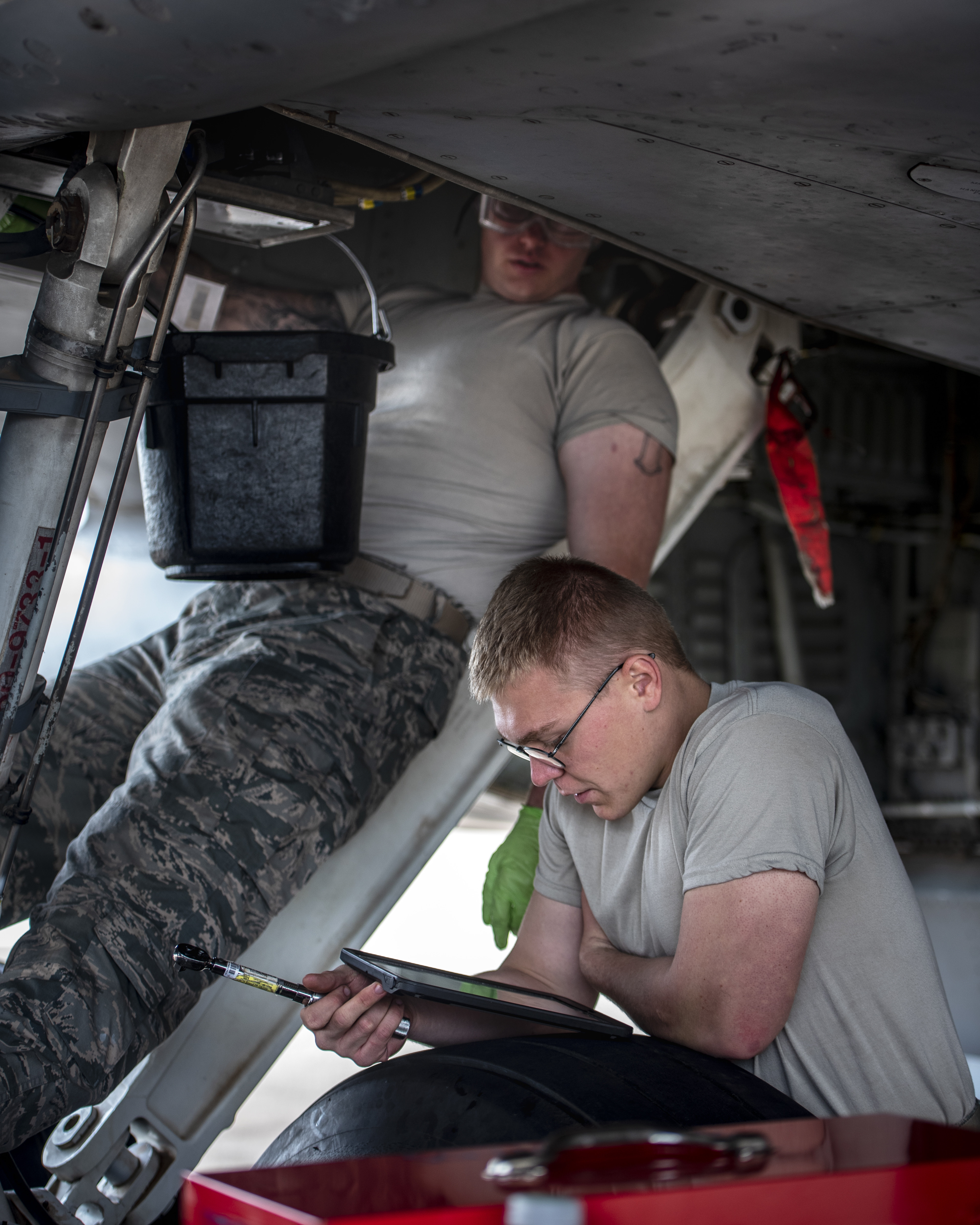 362nd TRS KC-135 Crew Chief training