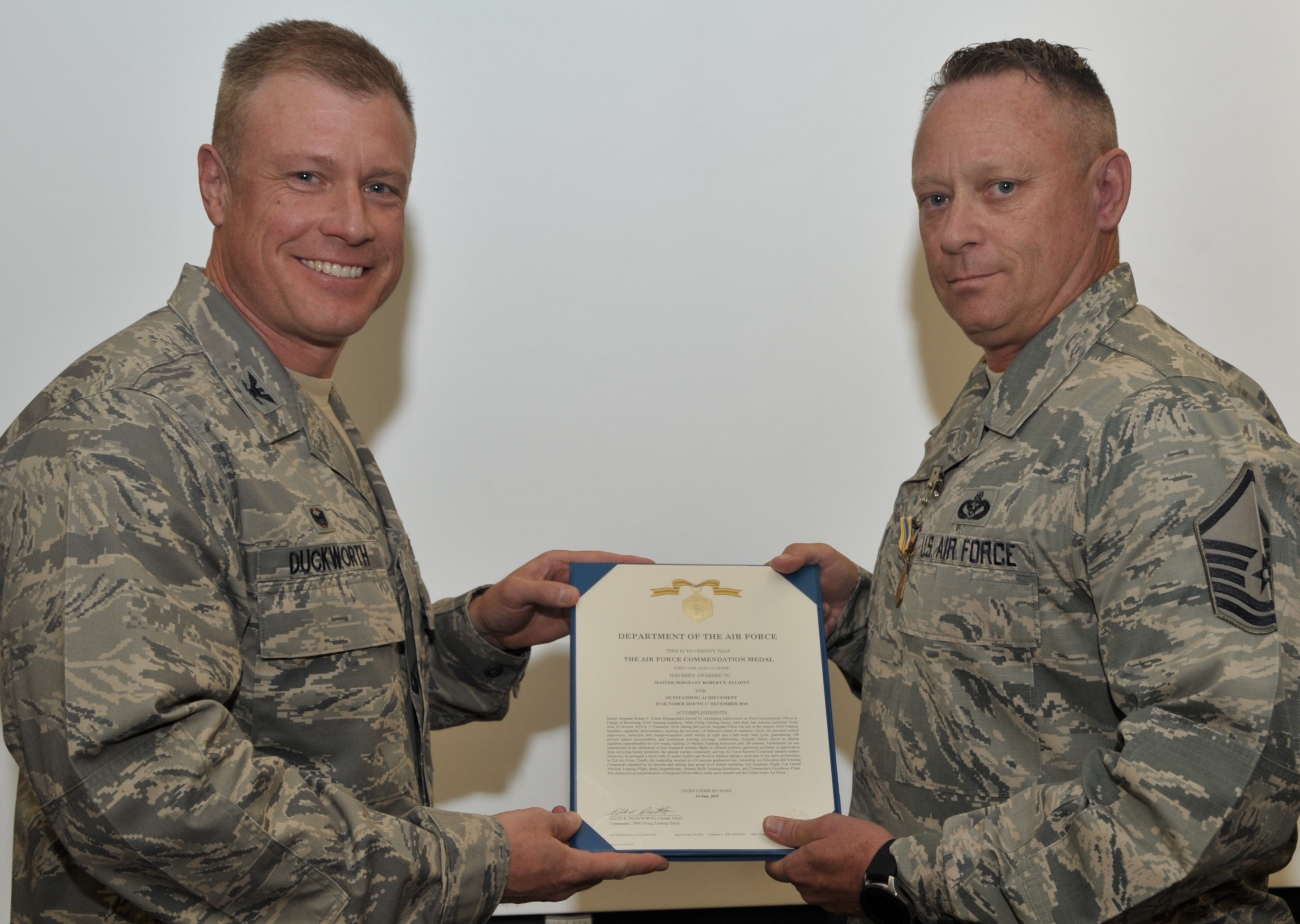 Reserve MTIs lauded during July UTA, enlisted summit > Air Force Test ...