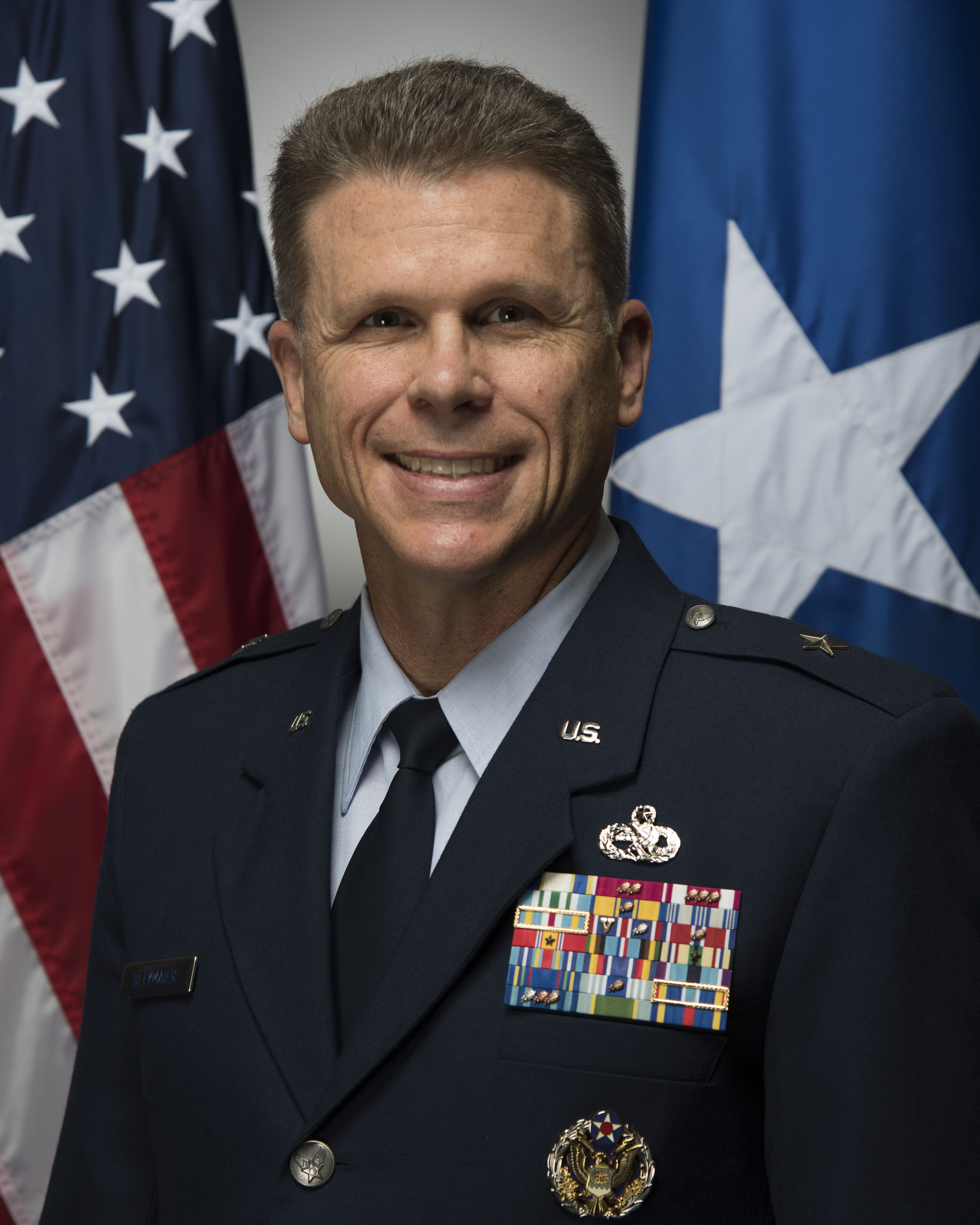 STEVEN J. BLEYMAIER > Air Force > Biography Display