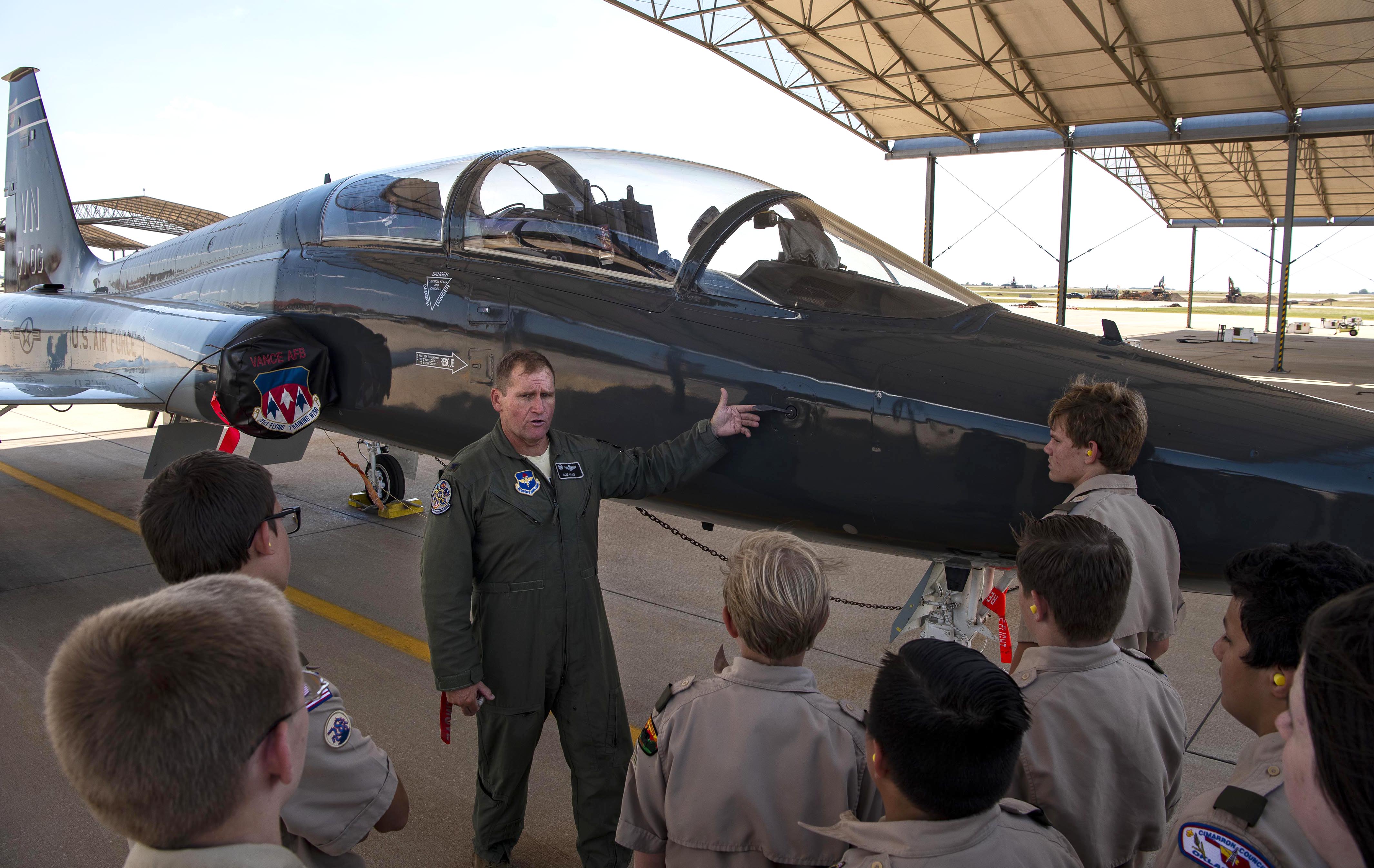 Boy Scout Troop 11 tours Vance, learns about mission up close > Vance ...