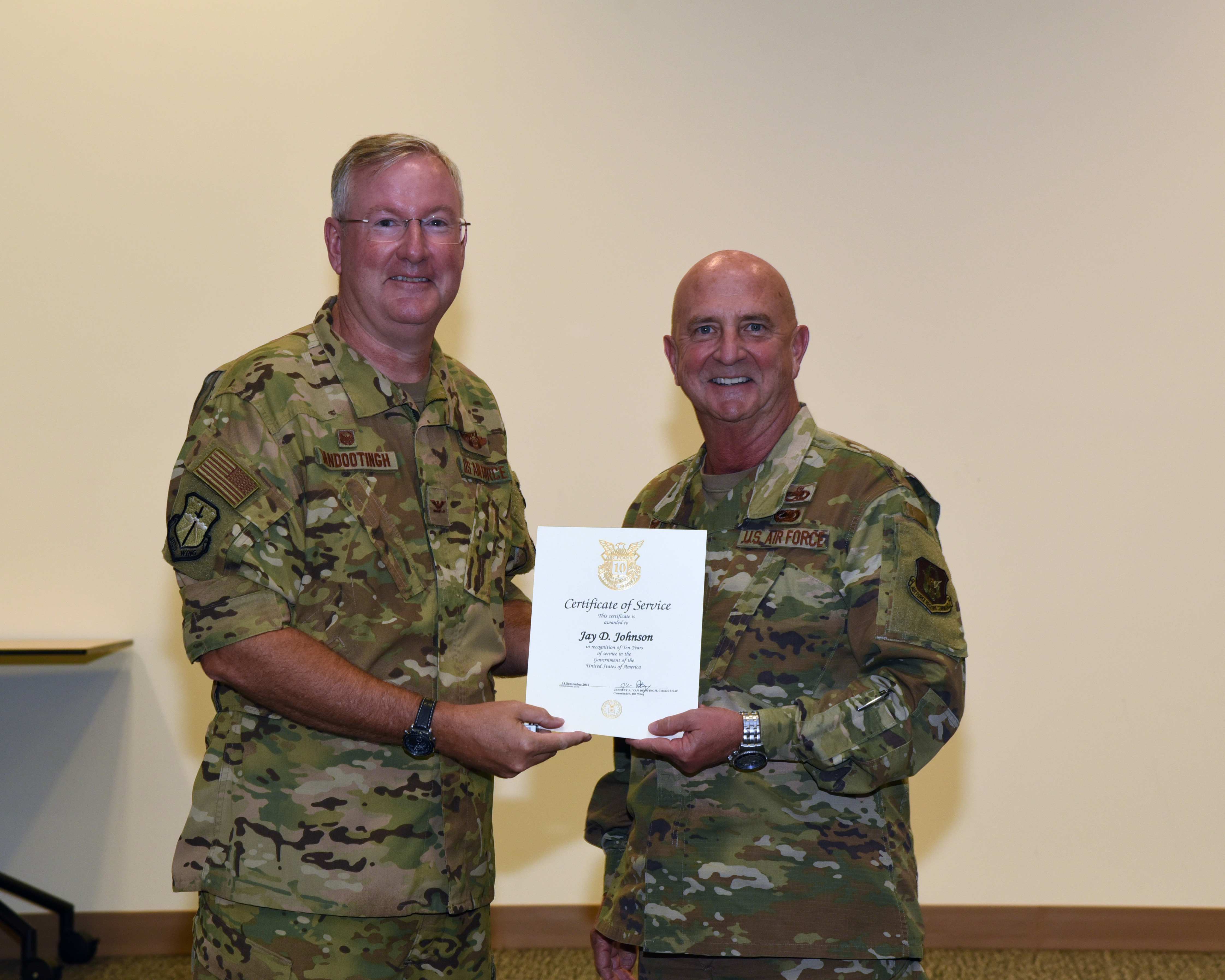 Wing commander hosts first civilian all call > 403rd Wing > Article Display