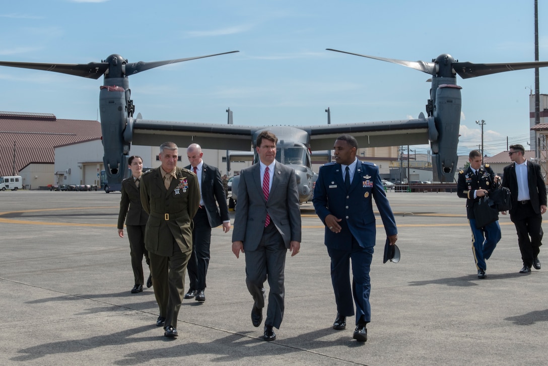 SECDEF Departs Yokota to Continue Pacific Tour