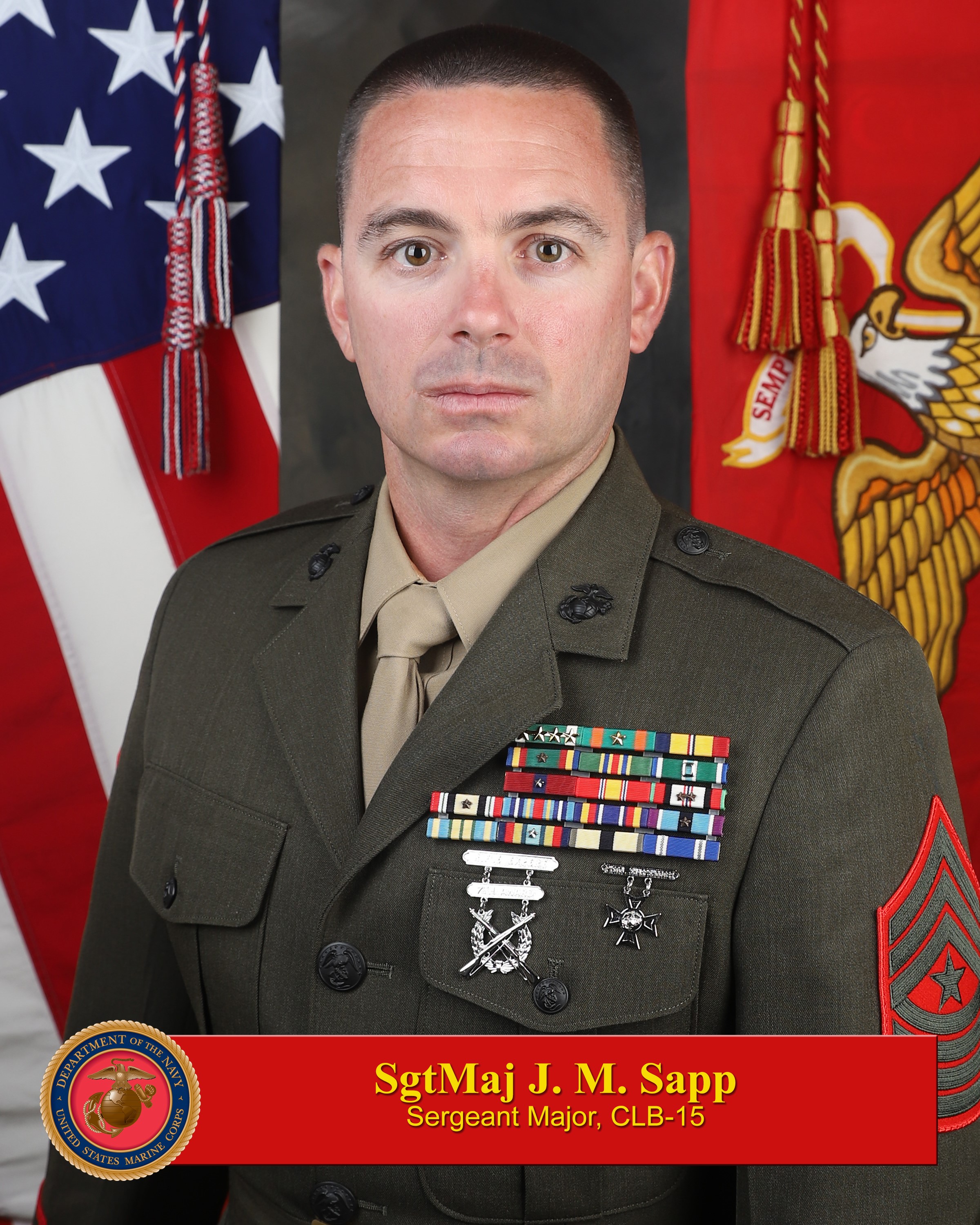 Sergeant Major Jeremy M. Sapp > 1st Marine Logistics Group > Leaders