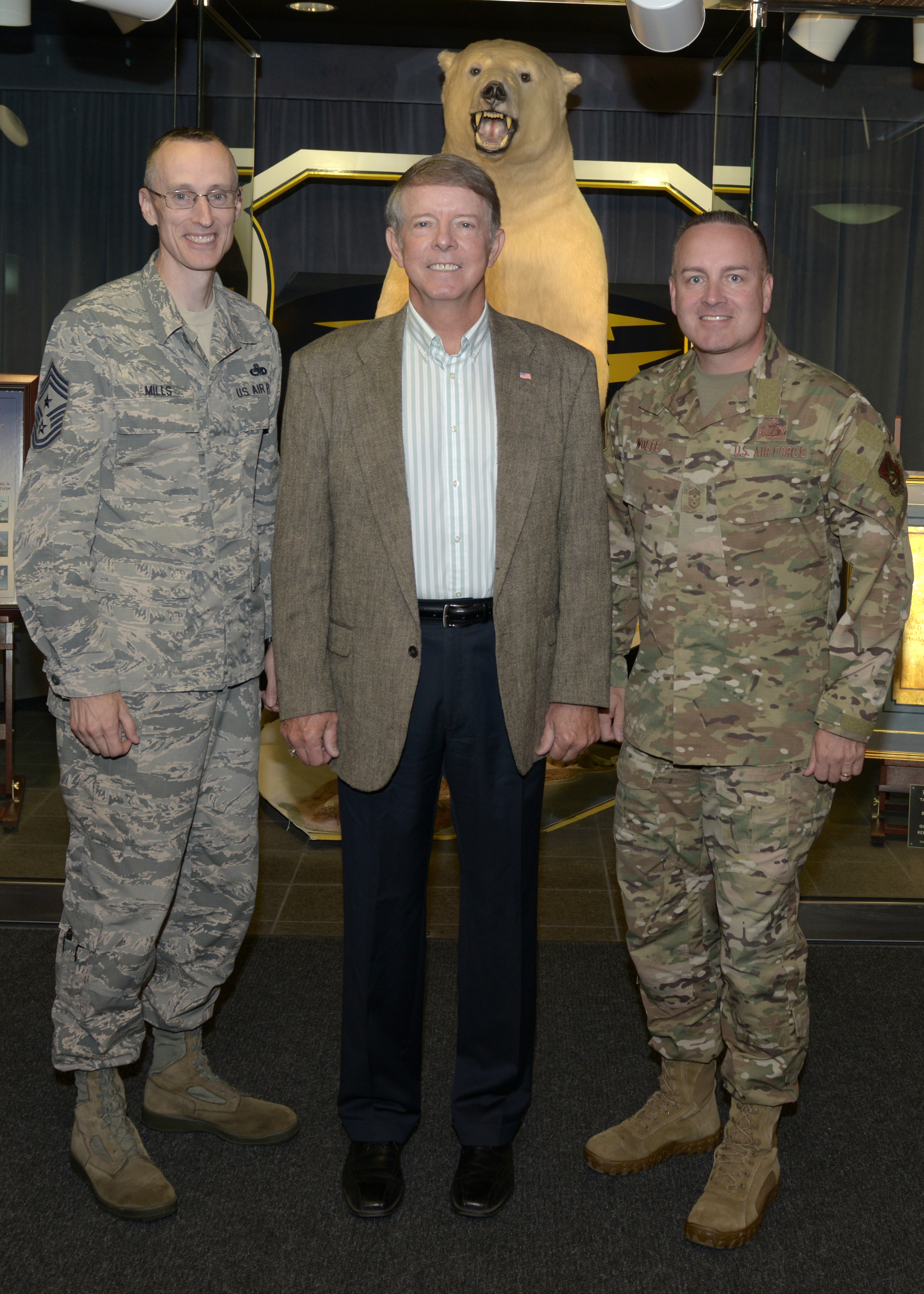 Retired Chief Master Sergeant of the Air Force Rodney McKinley visits ...