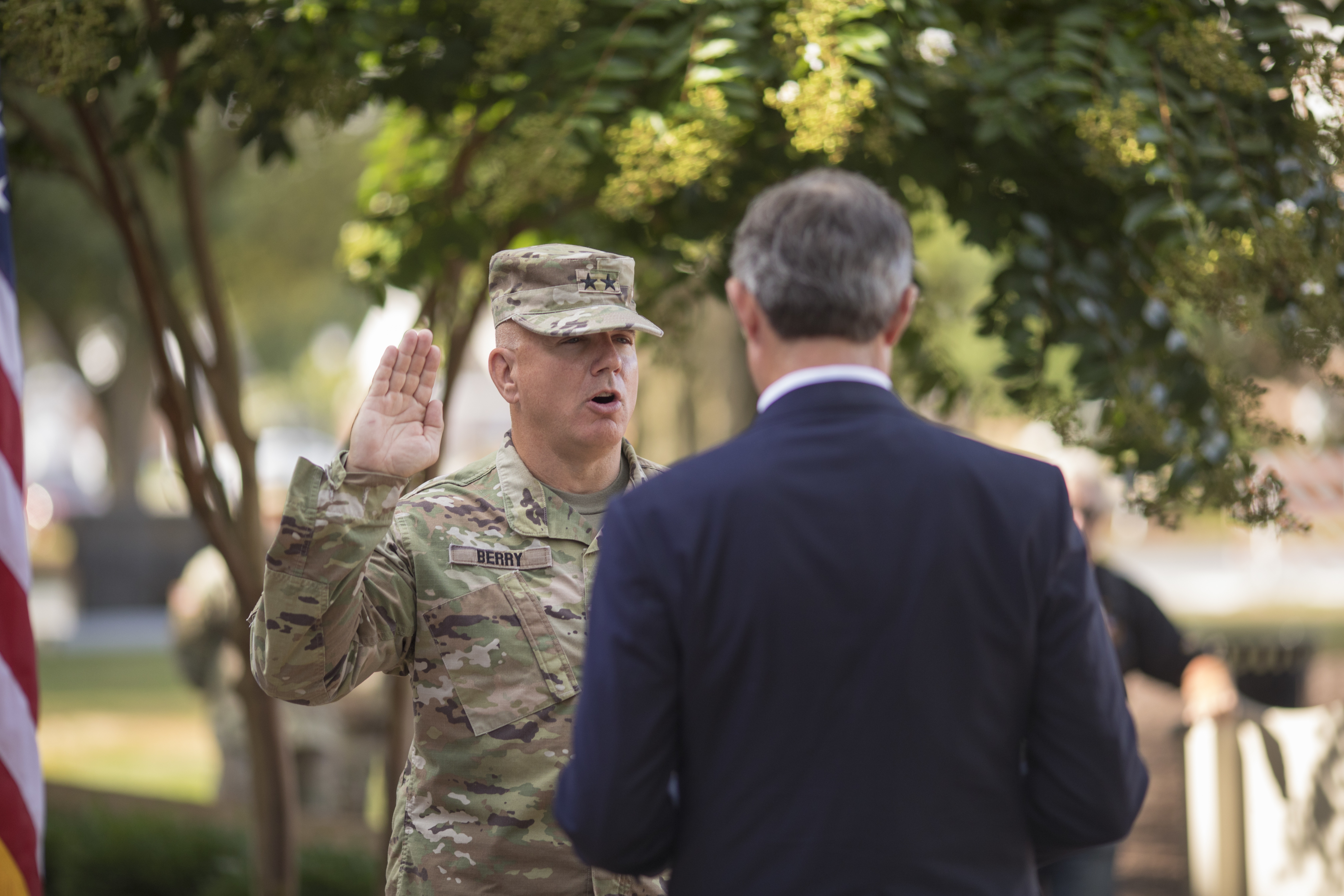 Delaware National Guard Adjutant General Pins On Second Star