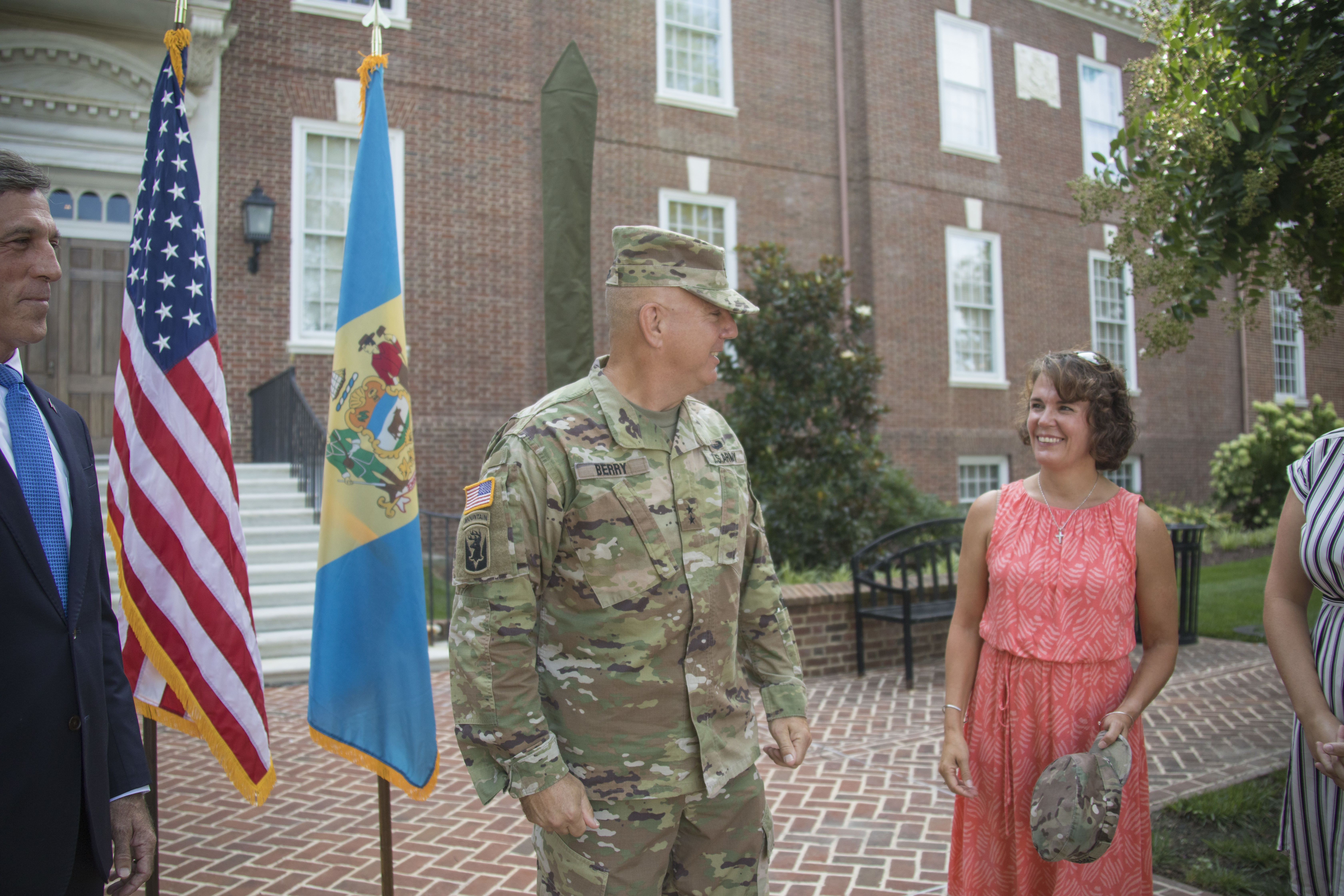 Delaware National Guard Adjutant General Pins On Second Star