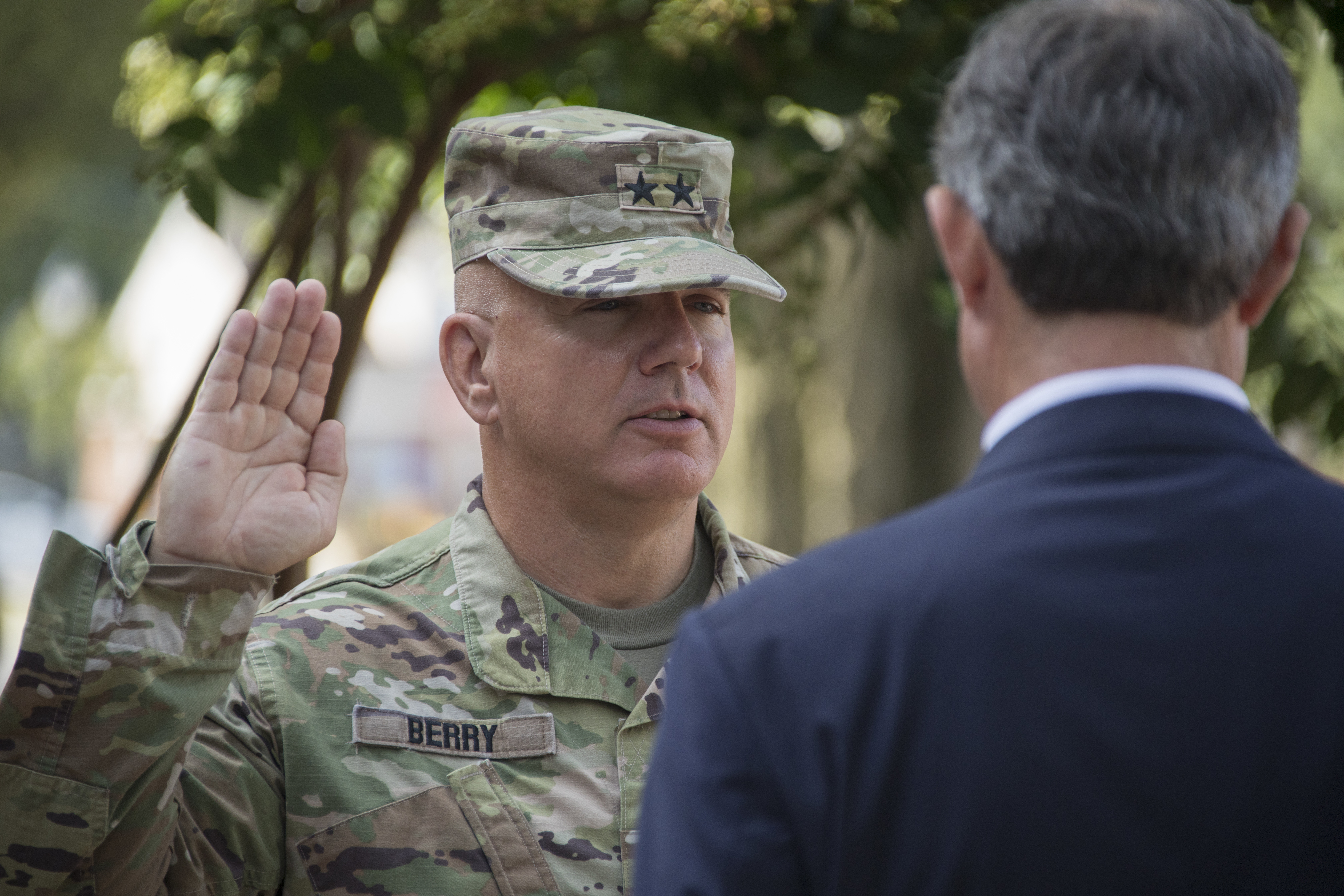 Delaware National Guard Adjutant General Pins On Second Star