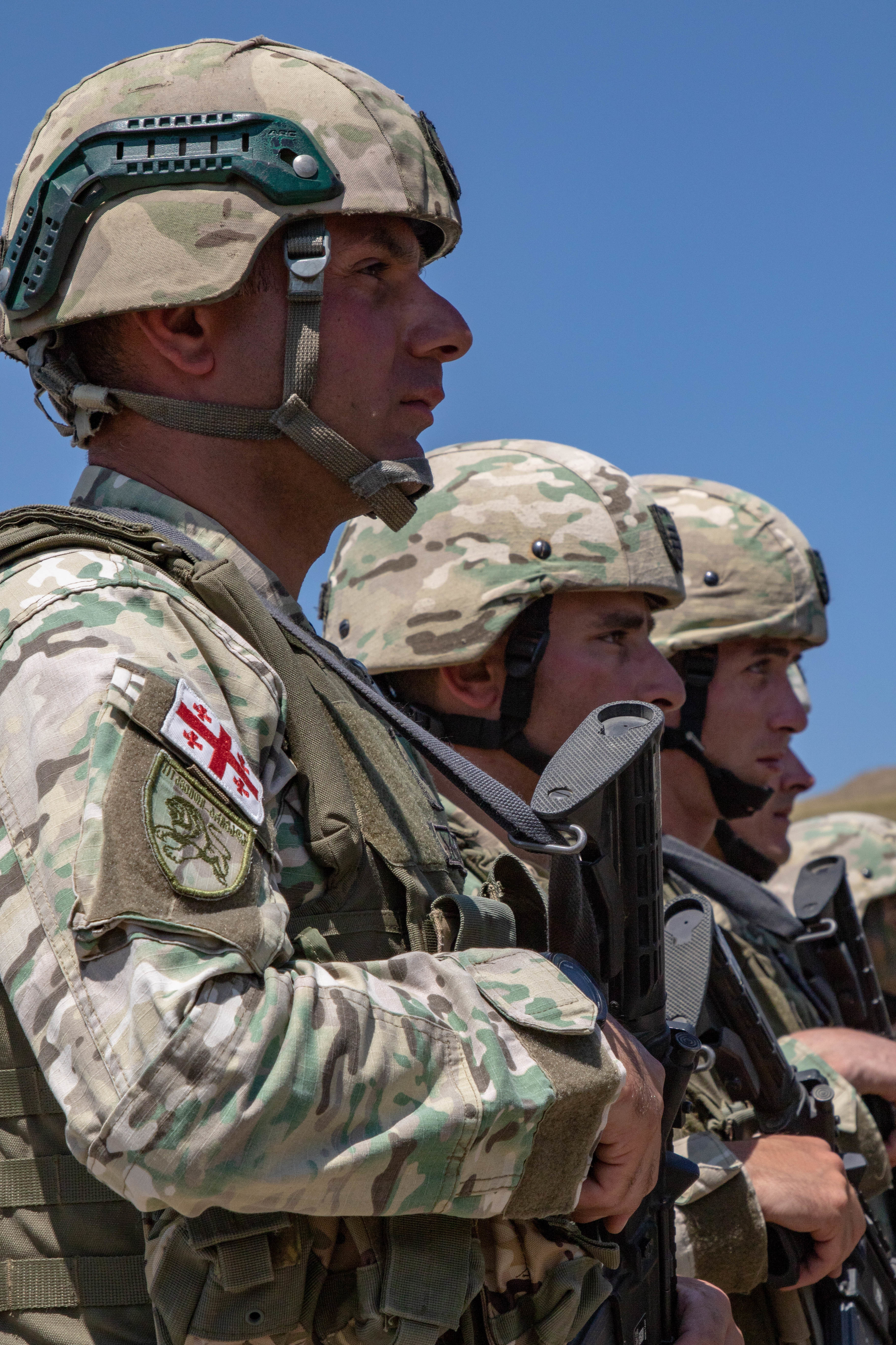 Soldiers of the Georgian Defense Forces