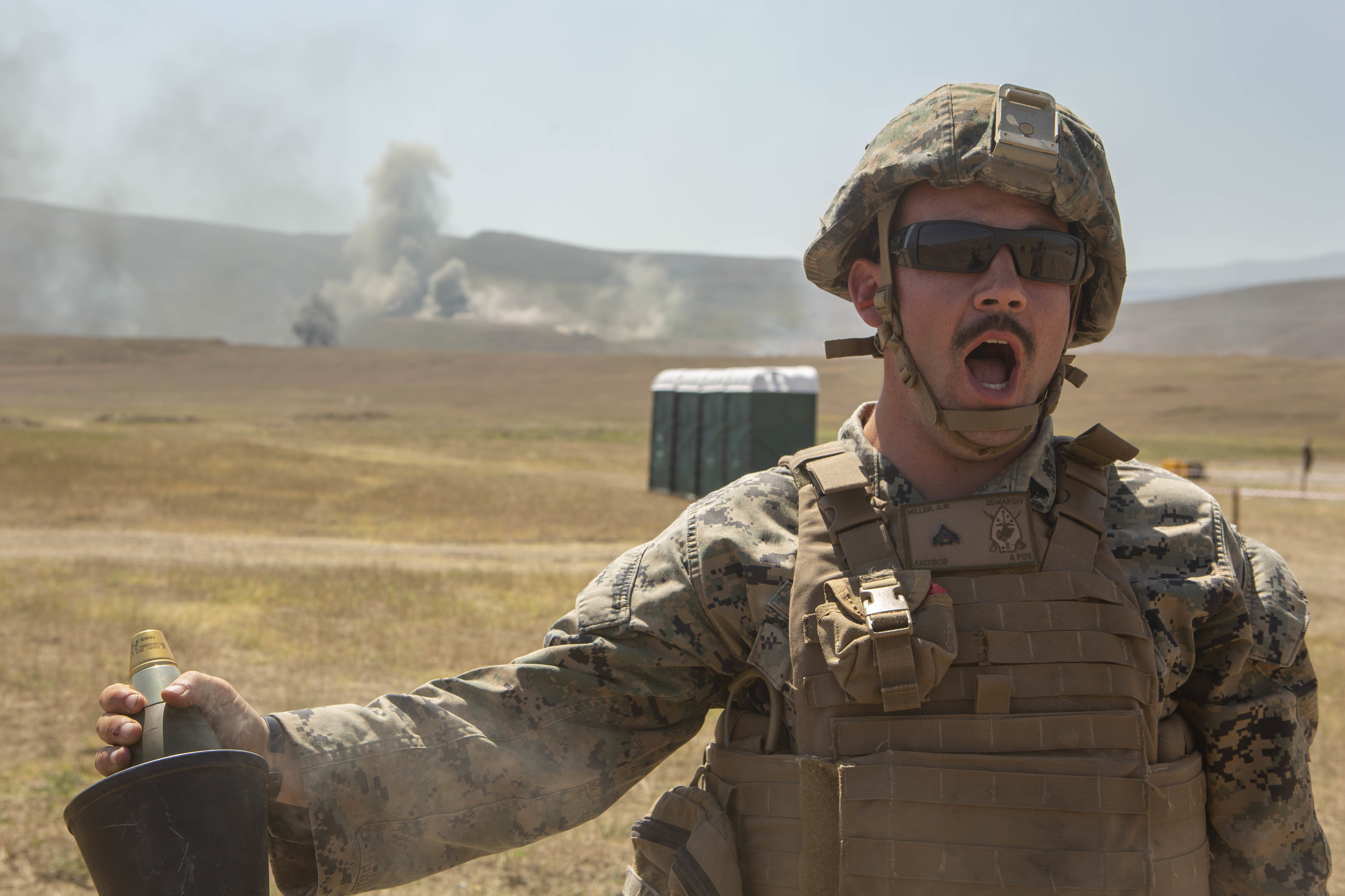 U.S. Marines with Marine Rotational Force-Europe