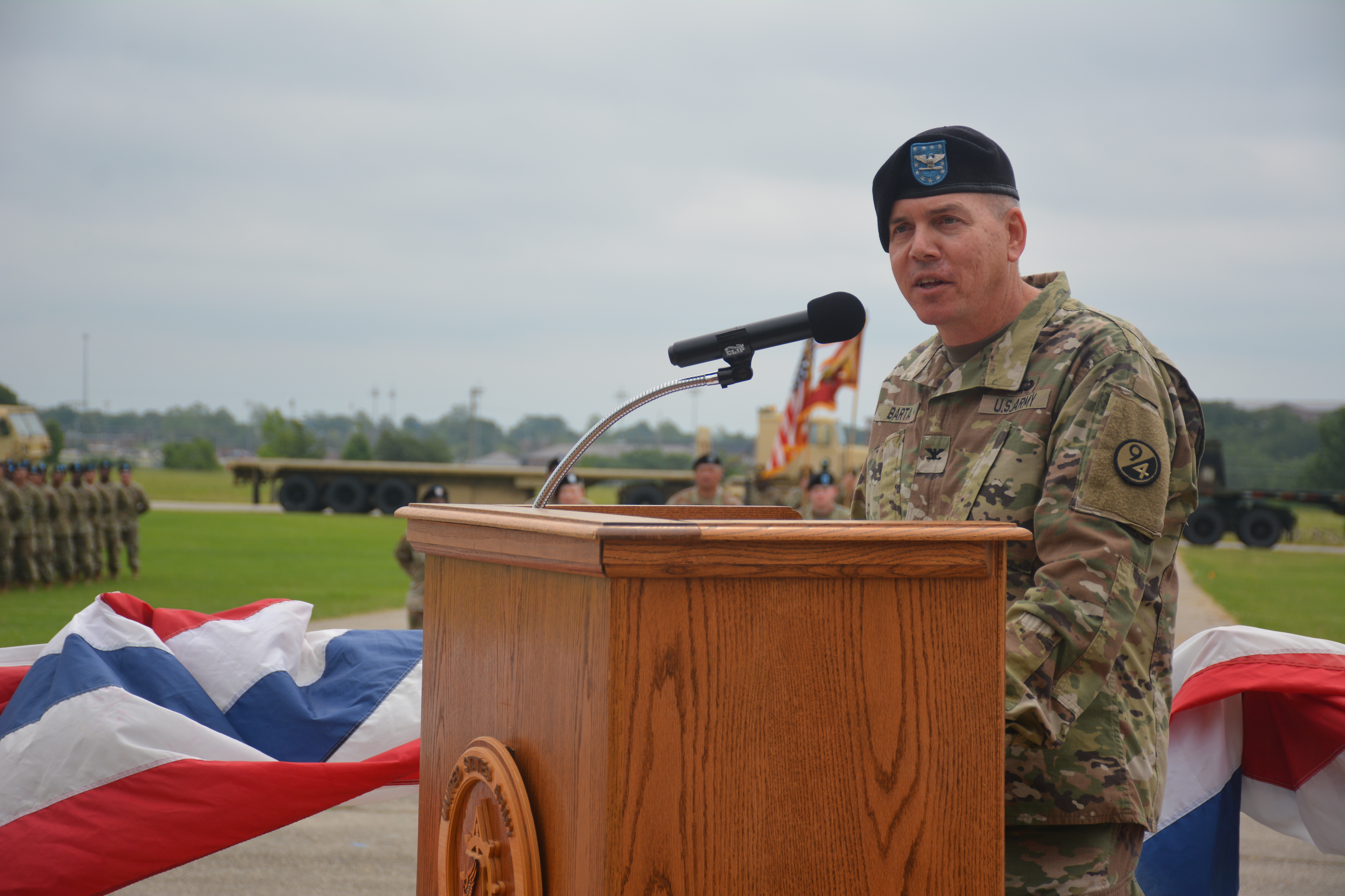 58th Transportation Battalion re-patching ceremony aligns under 94th ...