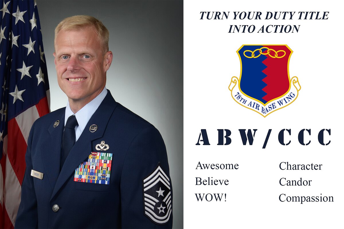 Turn your duty title into action: ABW/CCC > Robins Air Force Base > Display