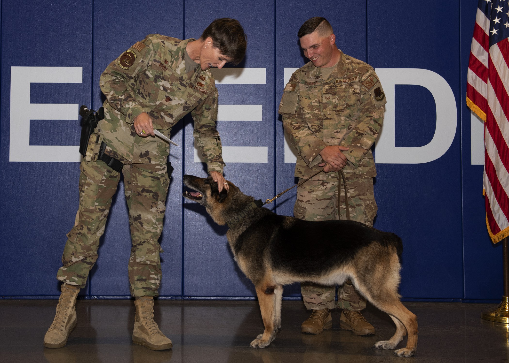 MWD retires after nine years of service > Air Force Installation ...