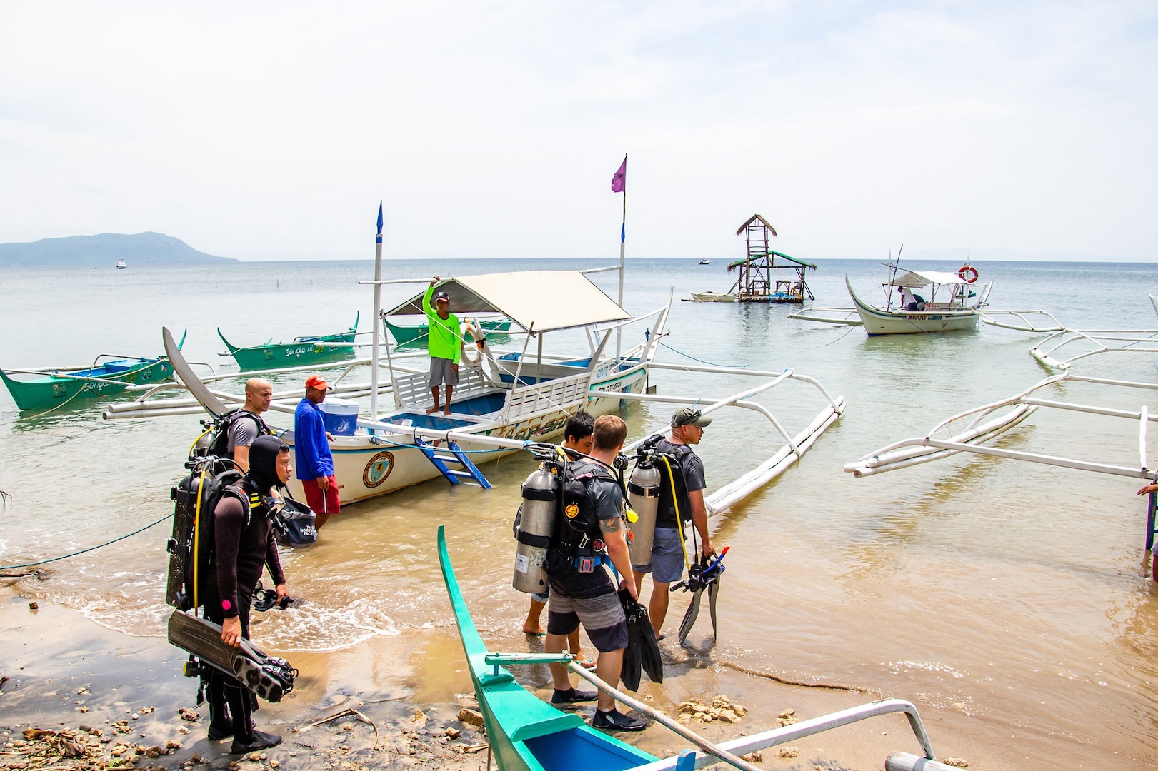 U.S. Military Divers Assist Philippine Partners in Installing ...