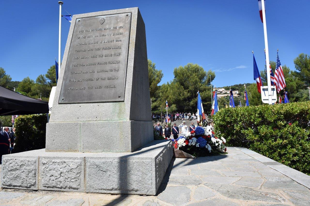 Operation Dragoon wreath-laying