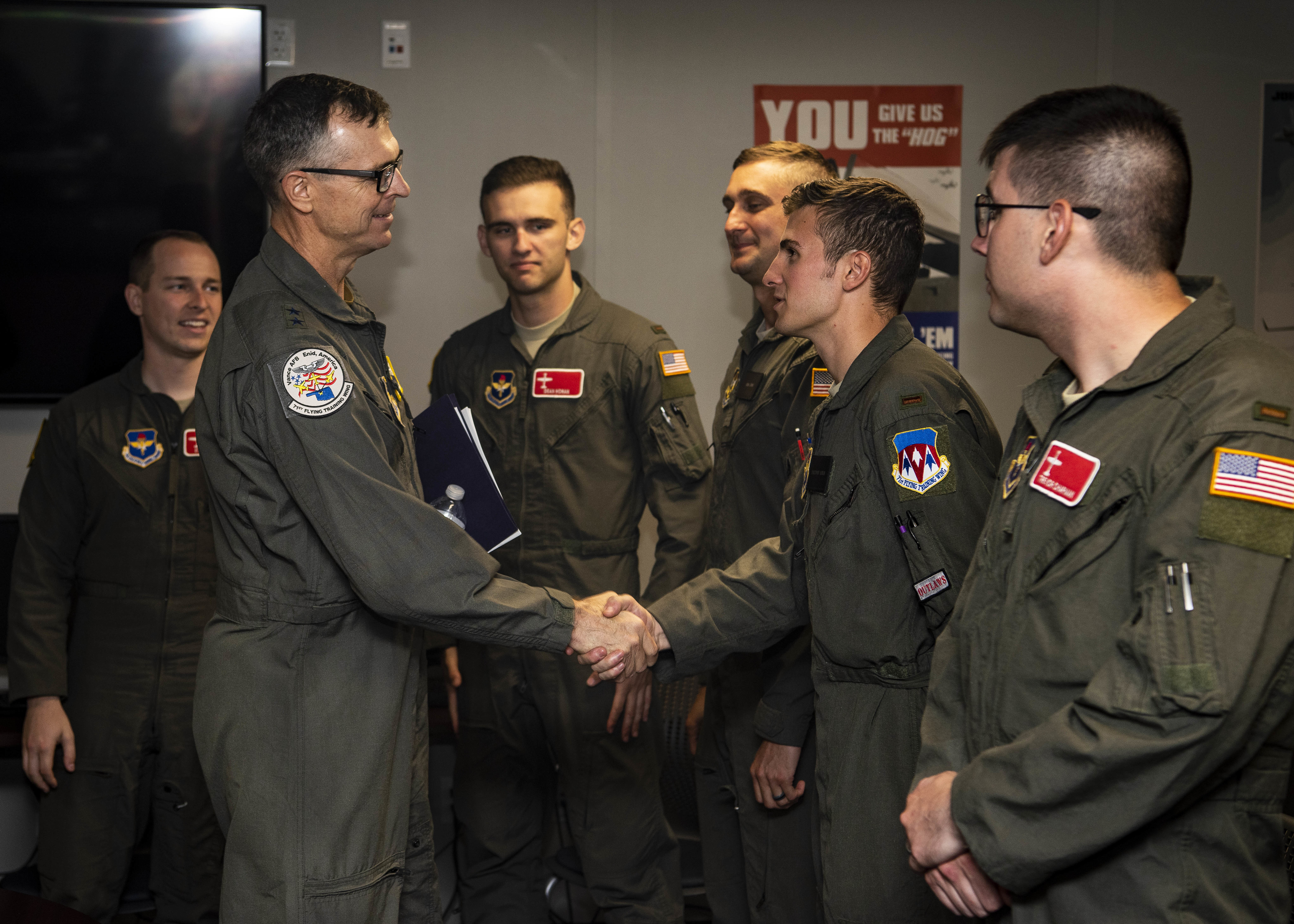 19th Air Force leadership visit Vance for closer look at innovations ...