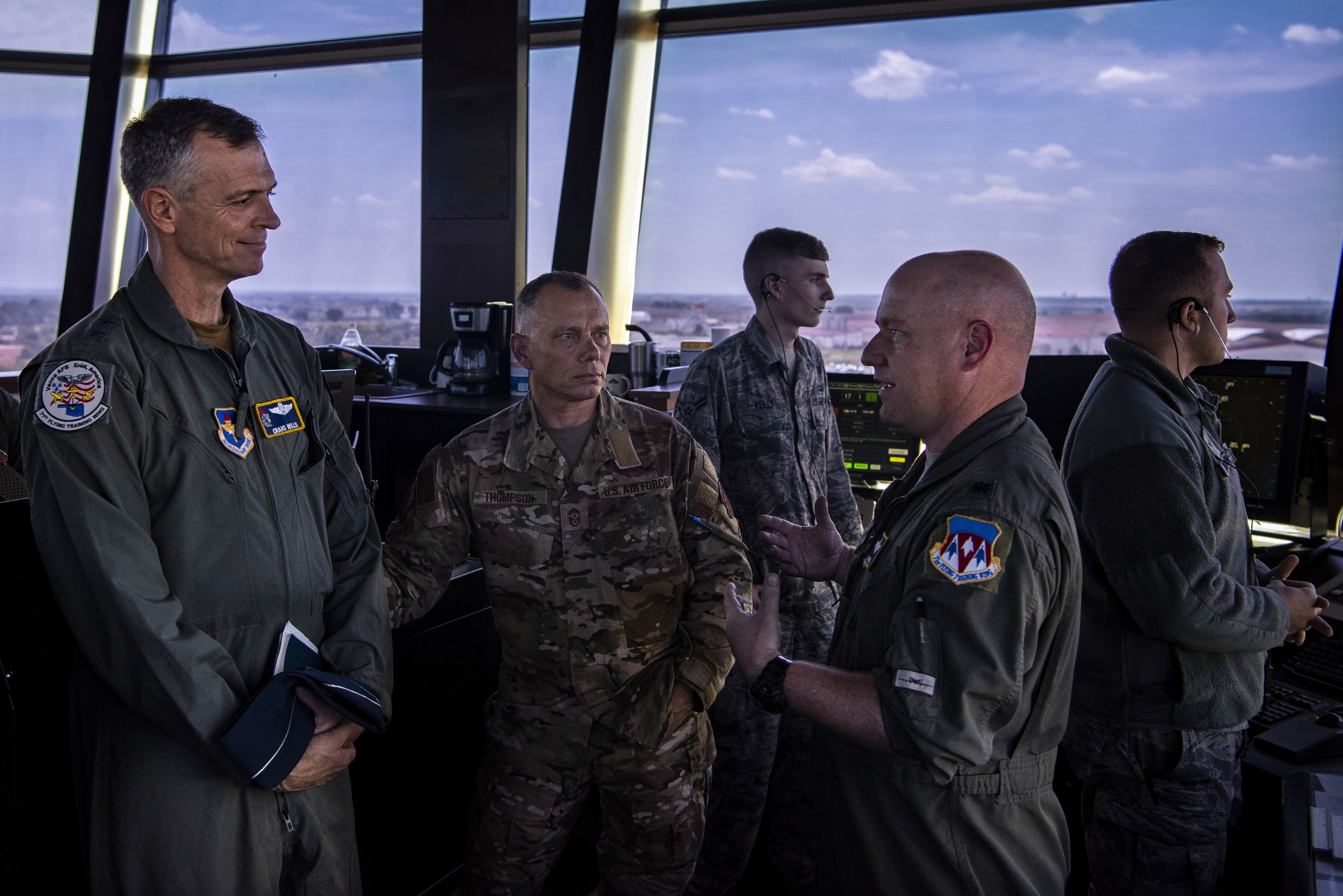 19th Air Force leadership visit Vance for closer look at innovations ...