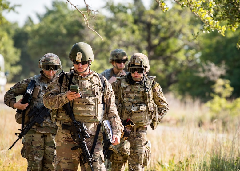 Weather Airmen hone skills during Land Nav training > Moody Air Force ...