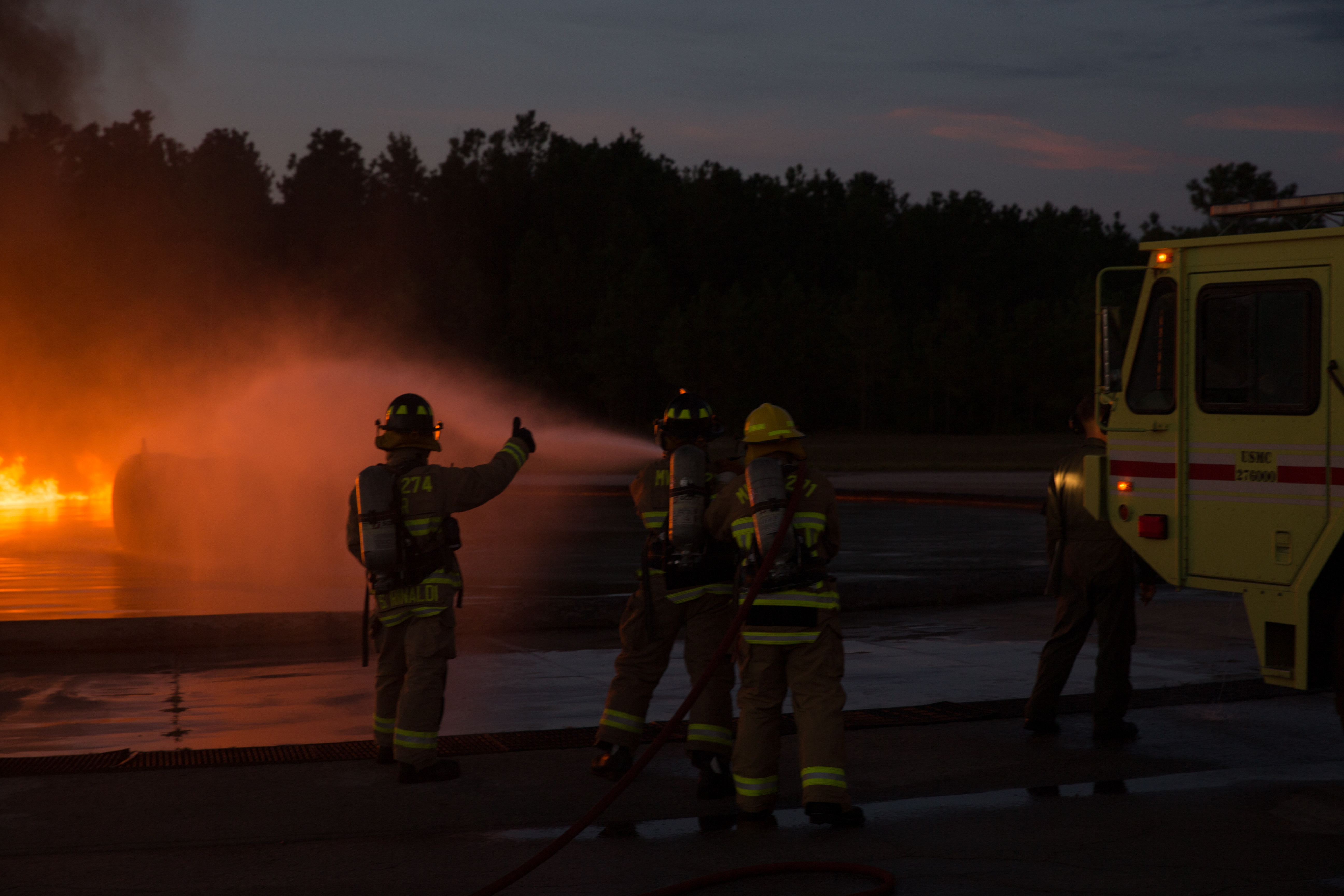 Burn Baby Burn > Marine Corps Air Station Cherry Point > Story