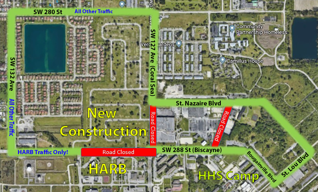 DETOUR UPDATE: HARB traffic to continue using Biscayne Drive ...