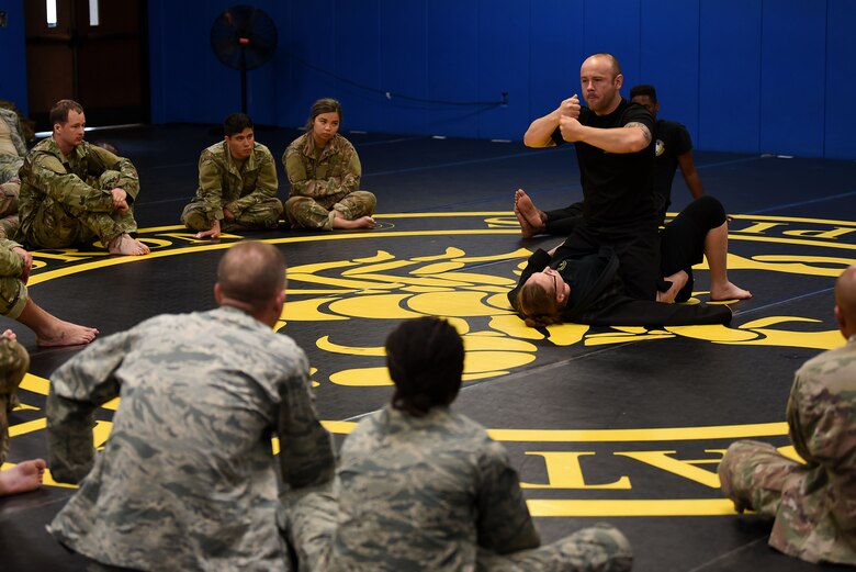 Contingency Response Airmen receive Air Force Combatives training ...