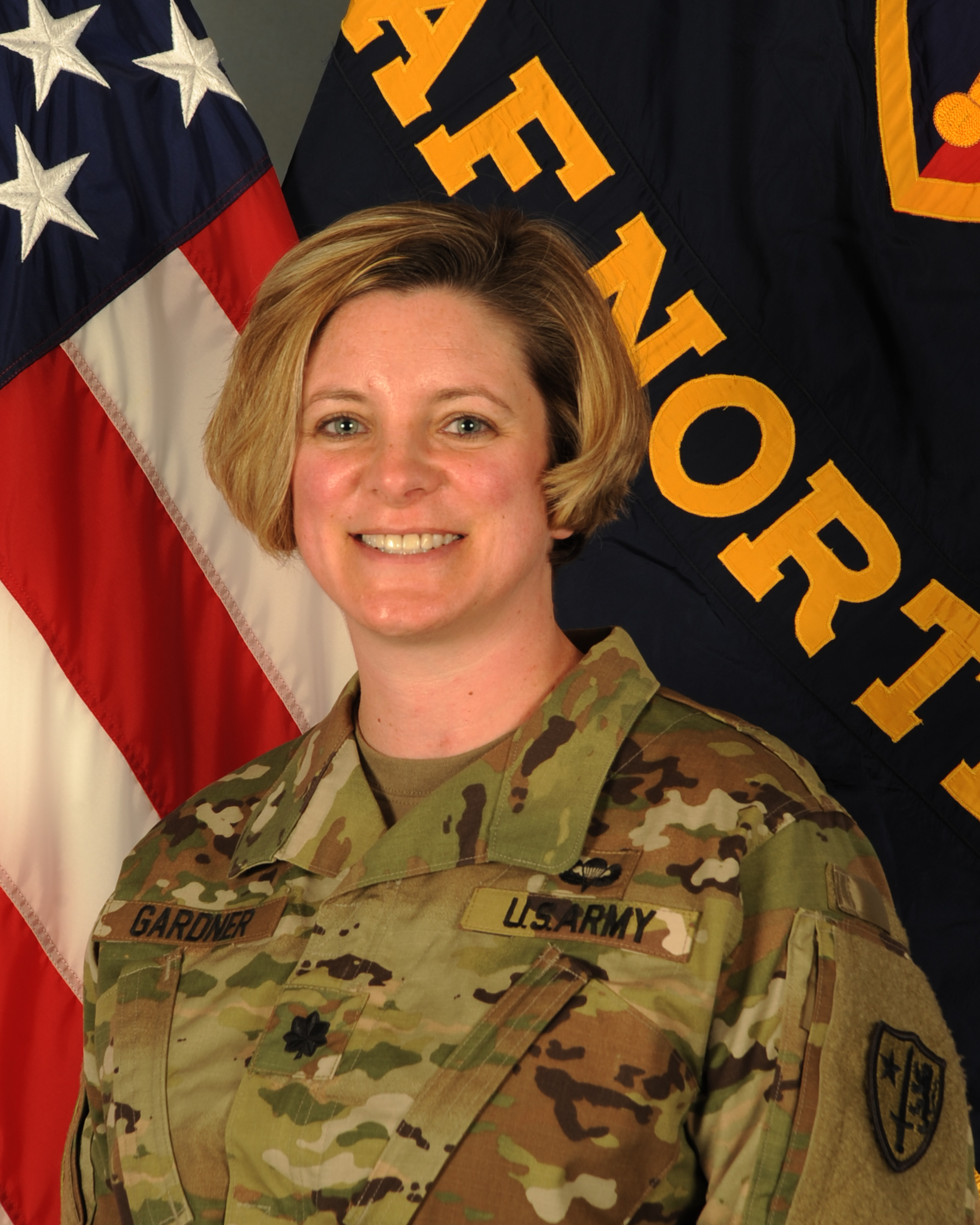 Lt. Col. Gretchen Gardner, Commander, OCP Uniform