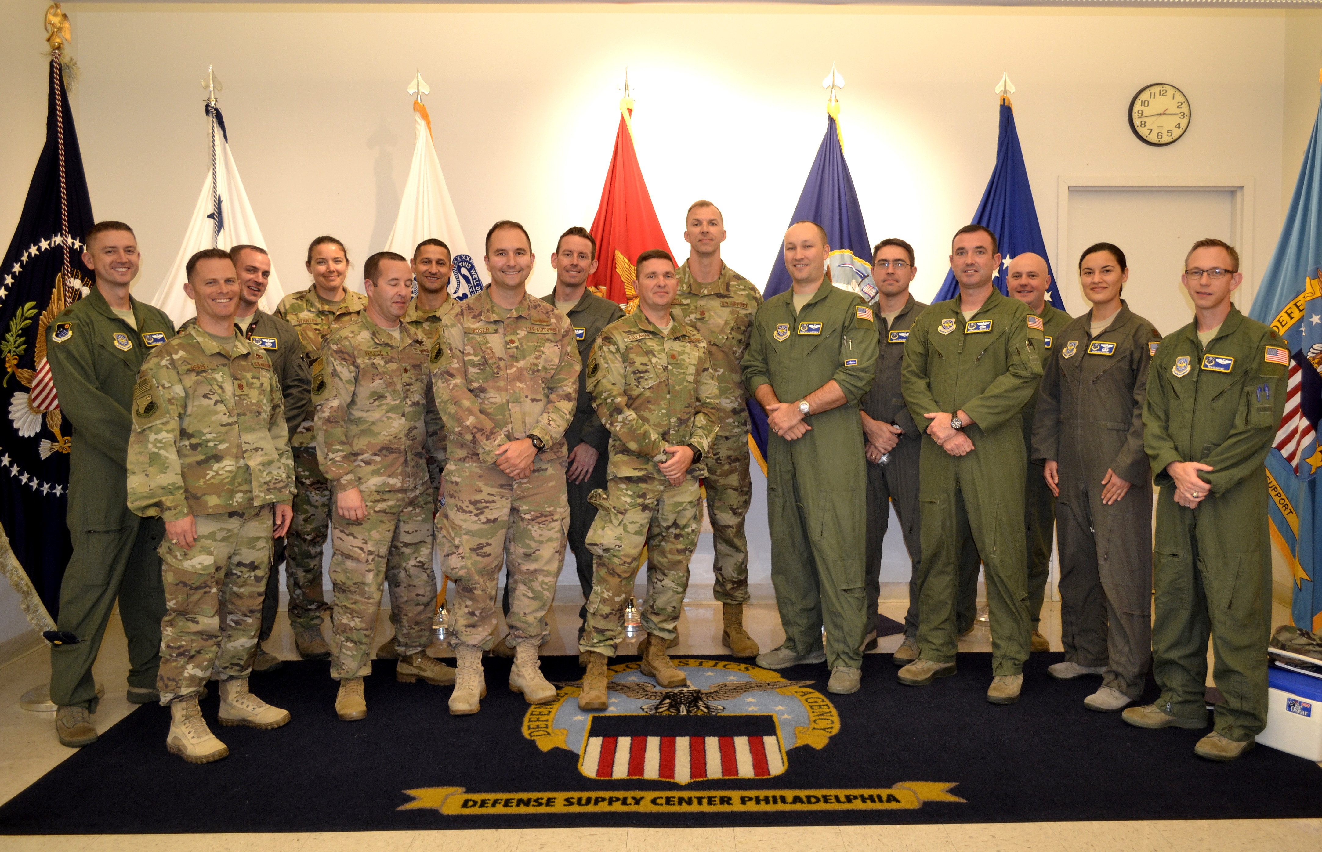 DLA Troop Support gives first-hand lesson on supply chains to Air Force ...