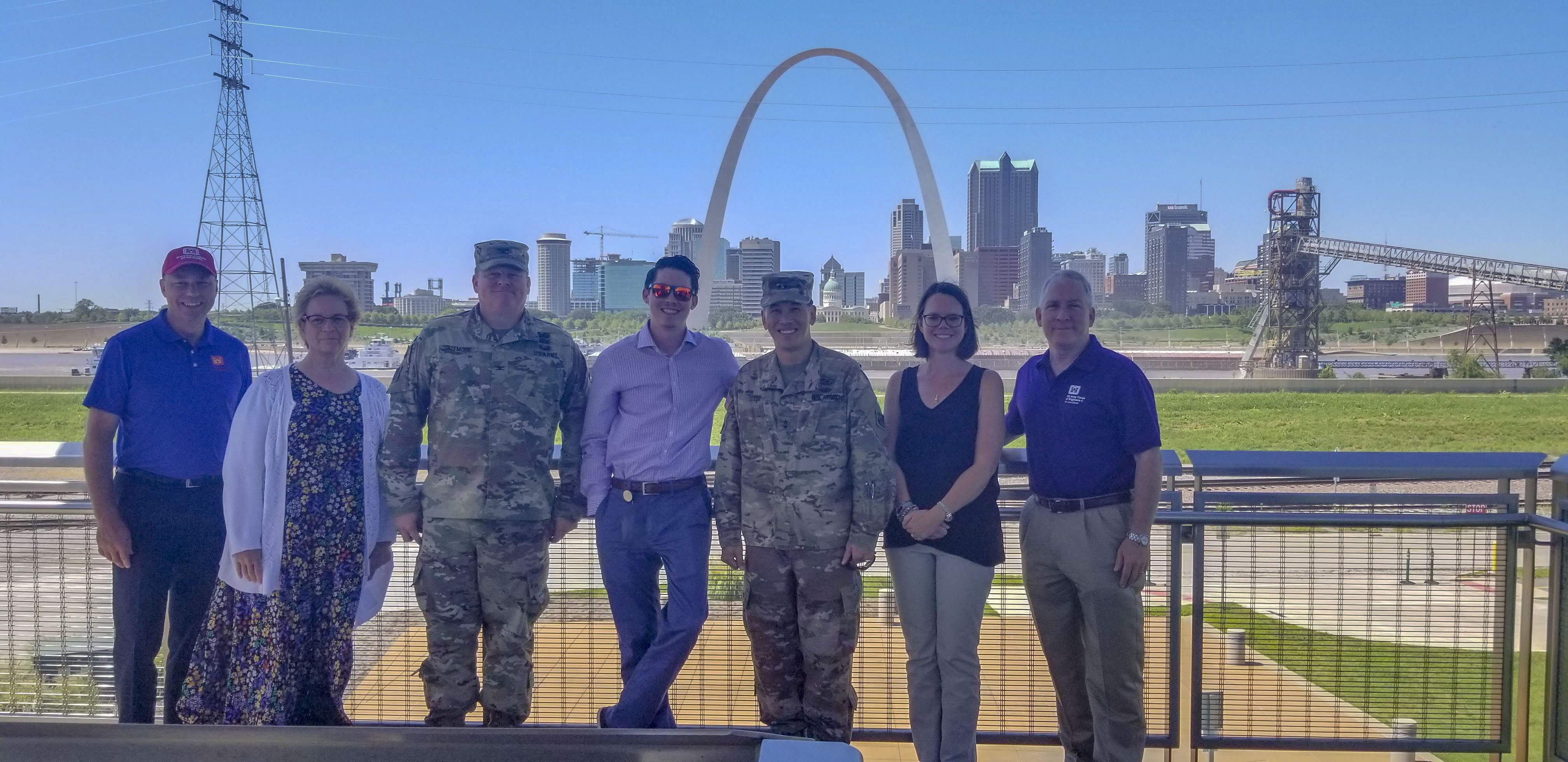 Maj. Gen. Toy tours the Metro East Levee Systems