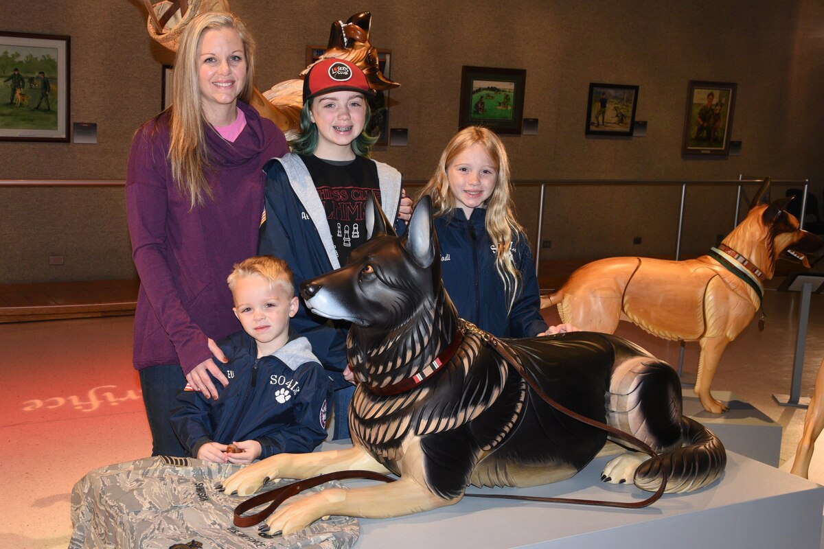 Air Force dog 'Robson' featured as part of Canine Warriors exhibit at ...