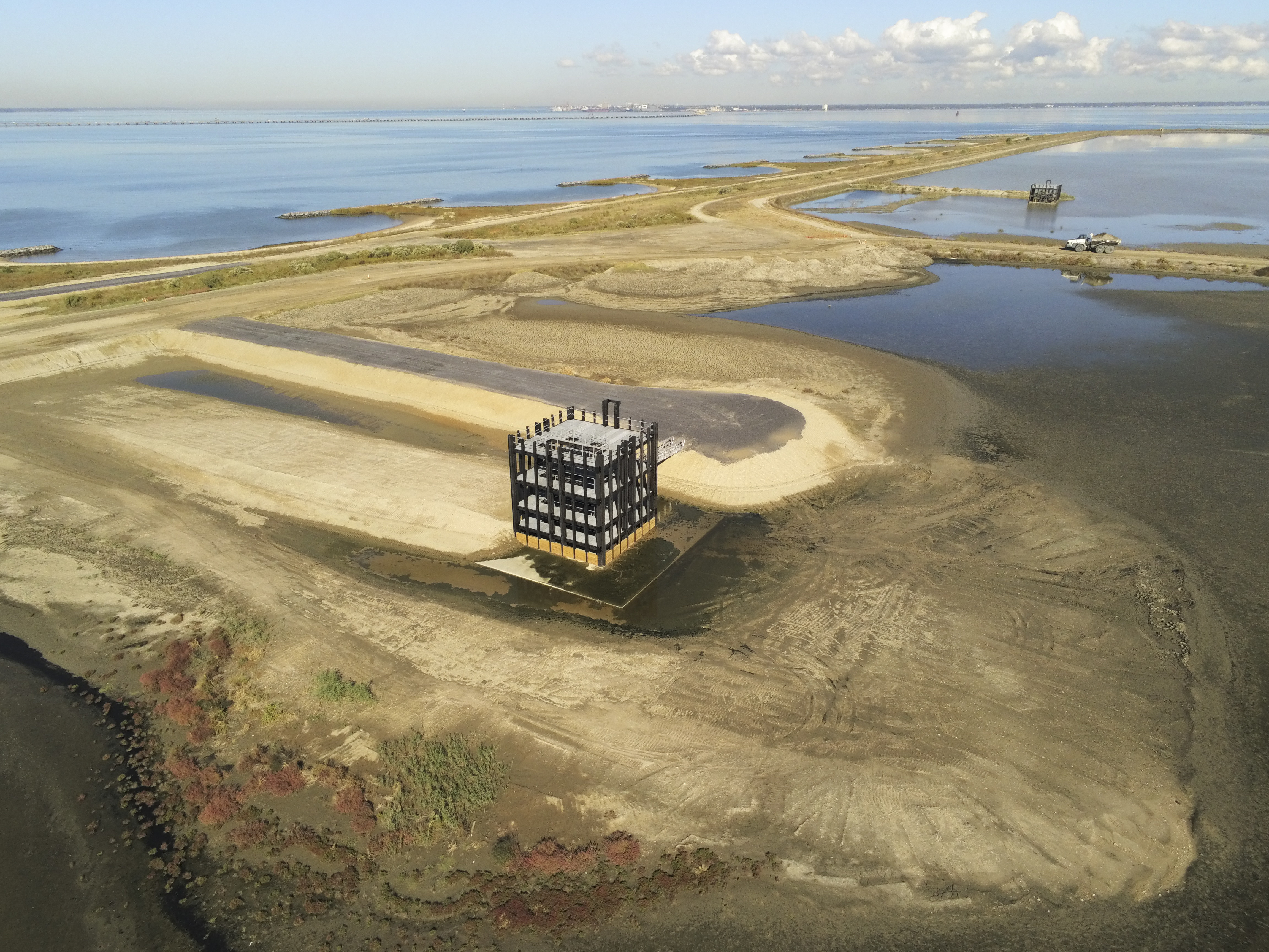 Craney Island spill boxes