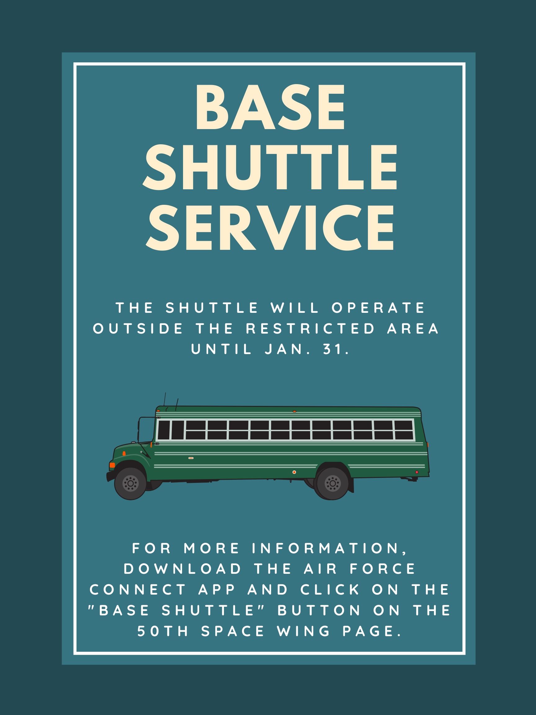 Free shuttle service provides Schriever community rides > 310th Space ...