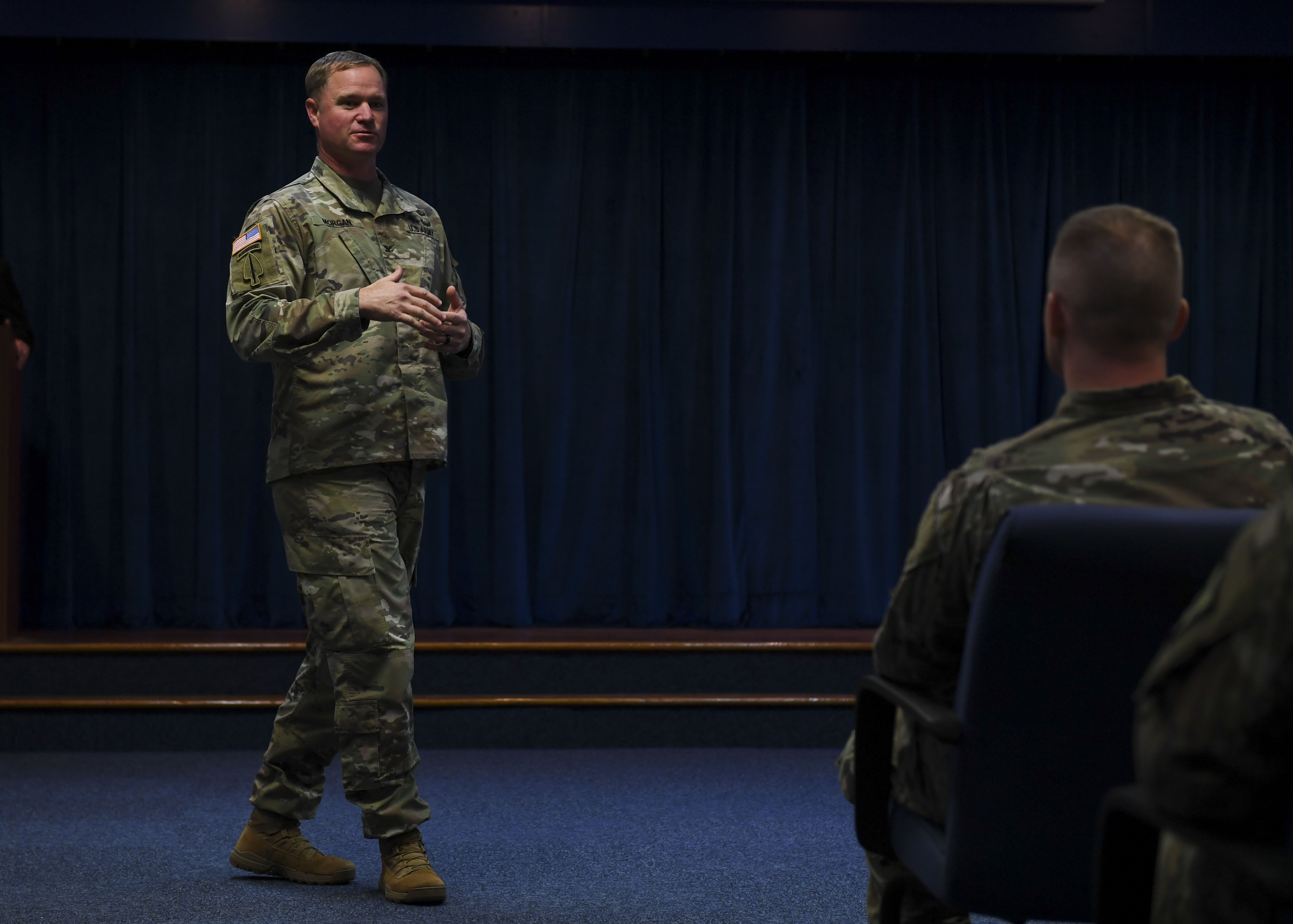 128th Aviation Brigade awards instructor of the year