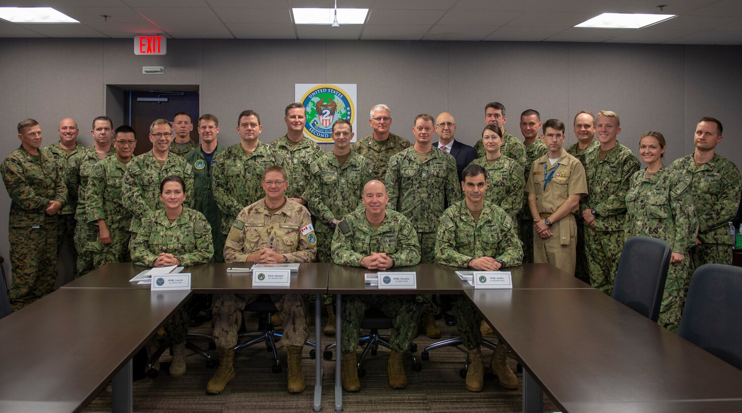 U.S. 2nd Fleet and U.S. 6th Fleet Collaborate during Staff Discussions ...