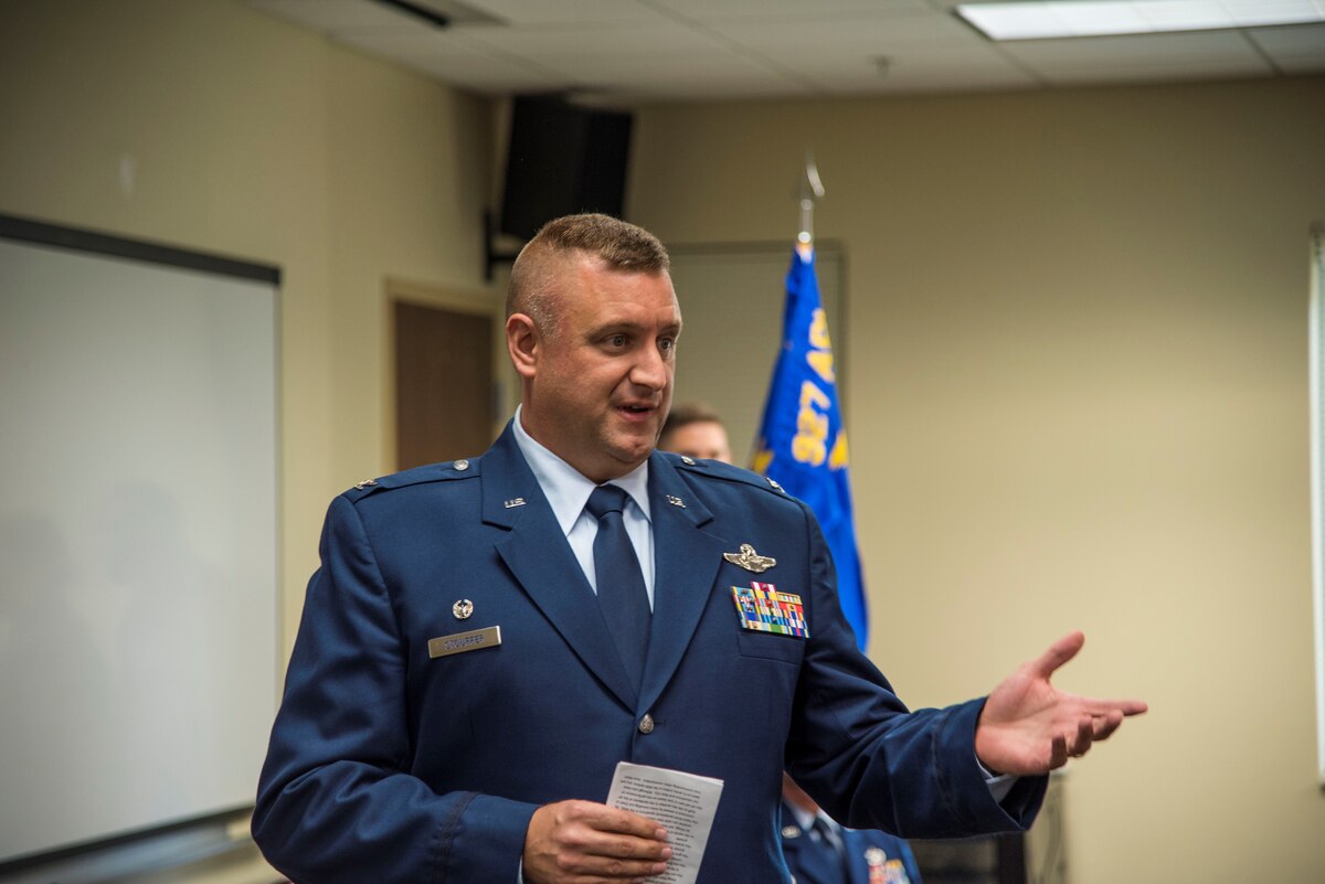 927 MSG assumption of command ceremony > Air Force Test Center > News