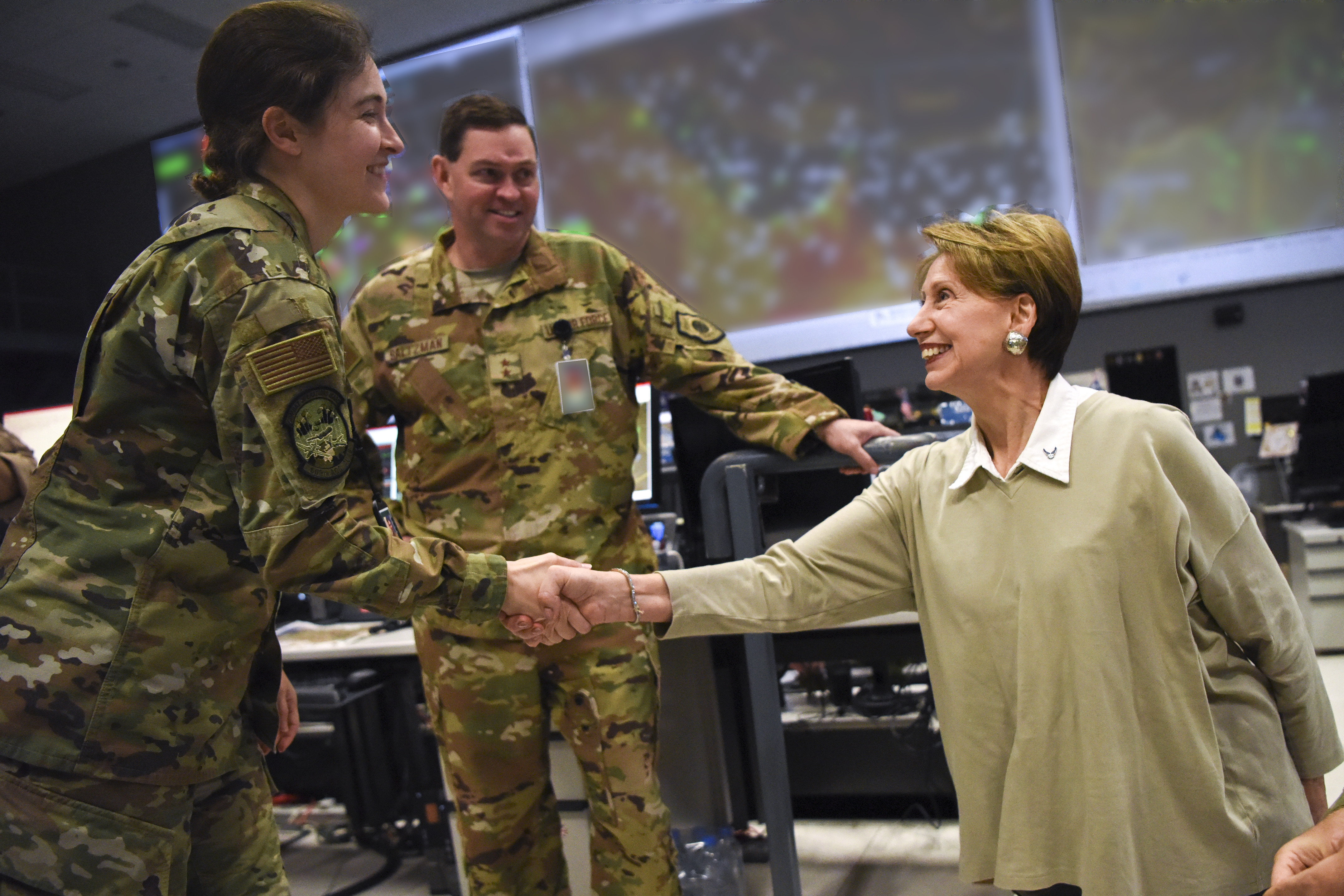 SecAF and CSAF Visit CAOC