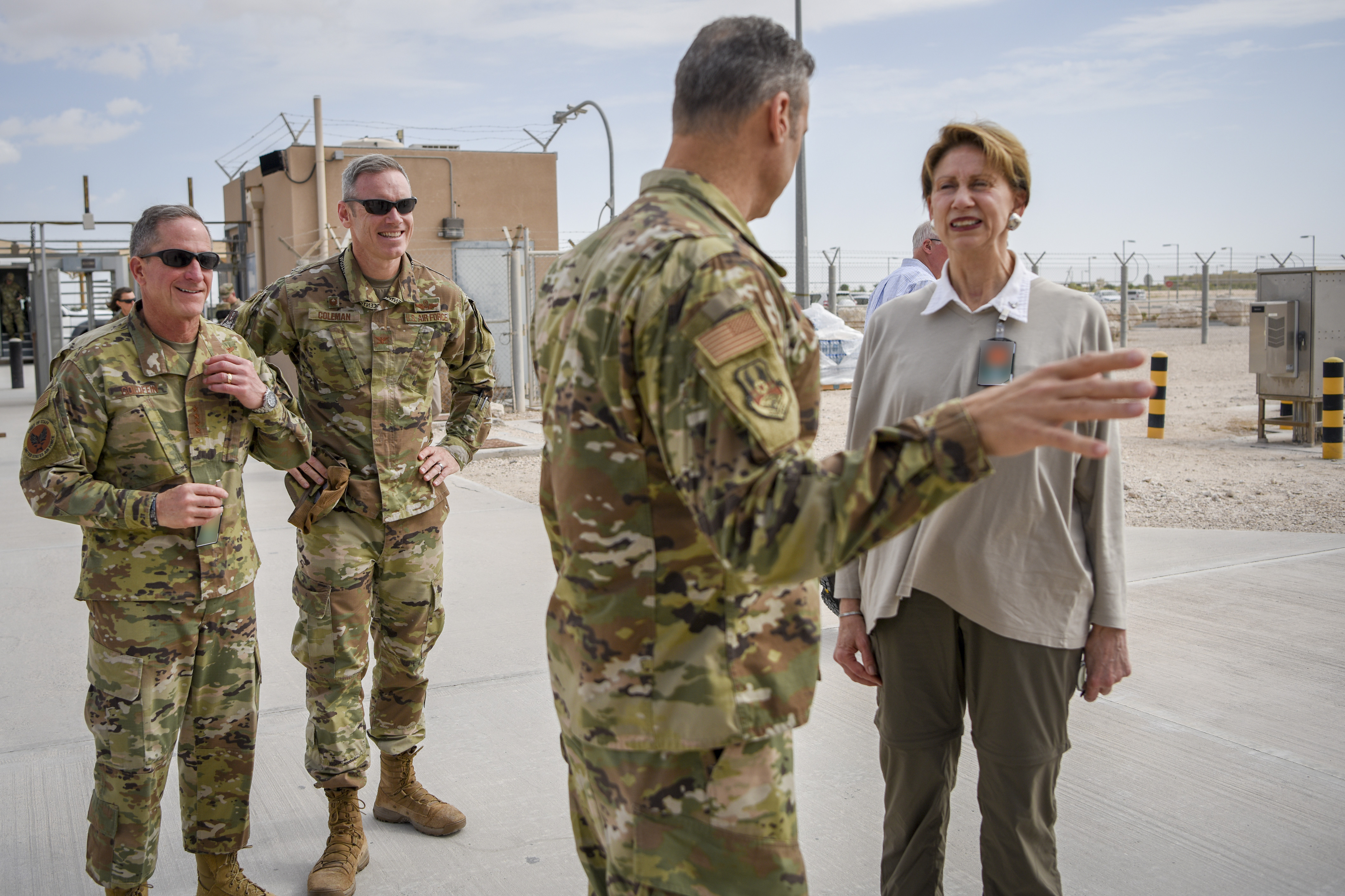 SecAF and CSAF Visit CAOC