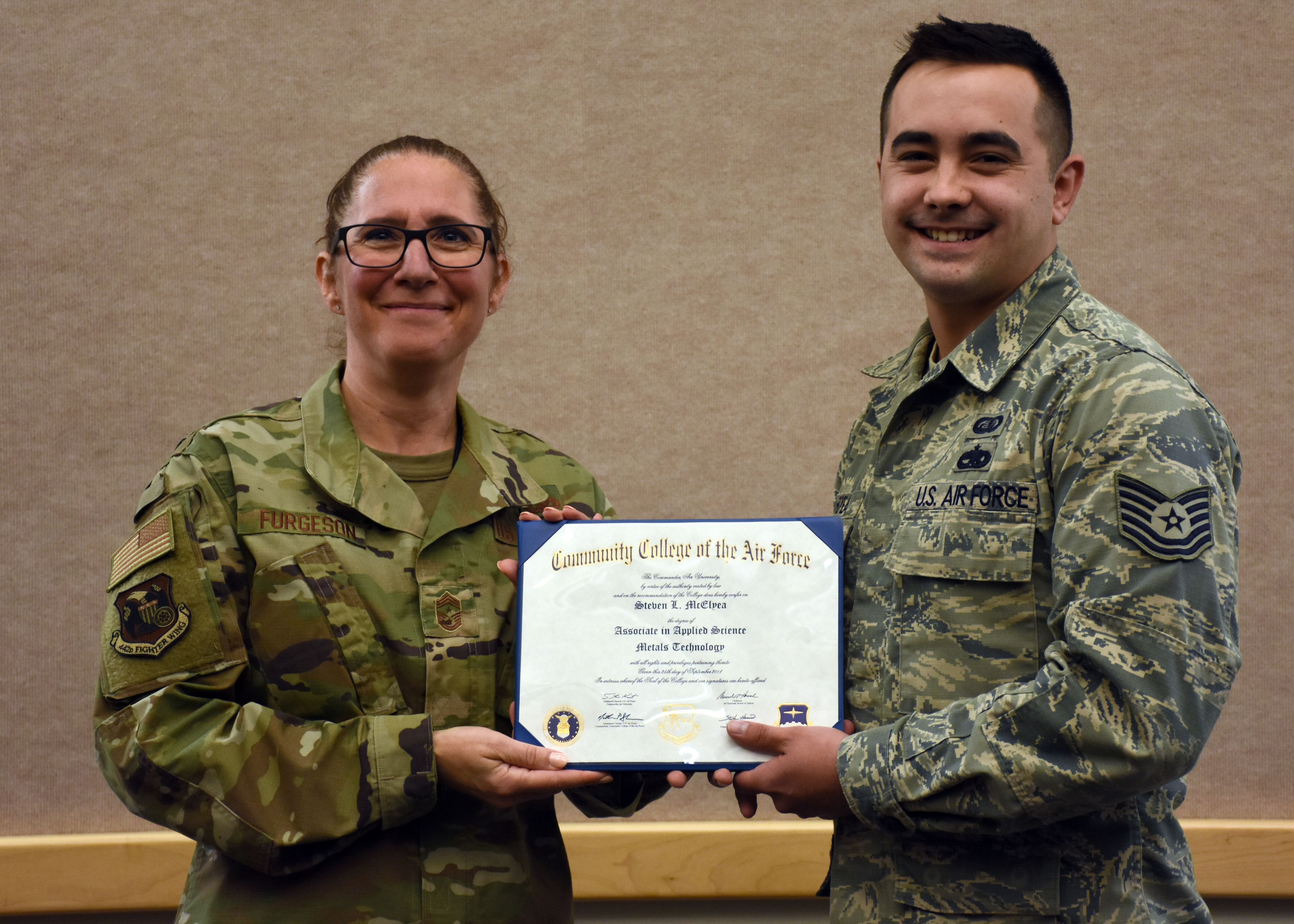 2019 CCAF Graduation > 442d Fighter Wing > Article Display