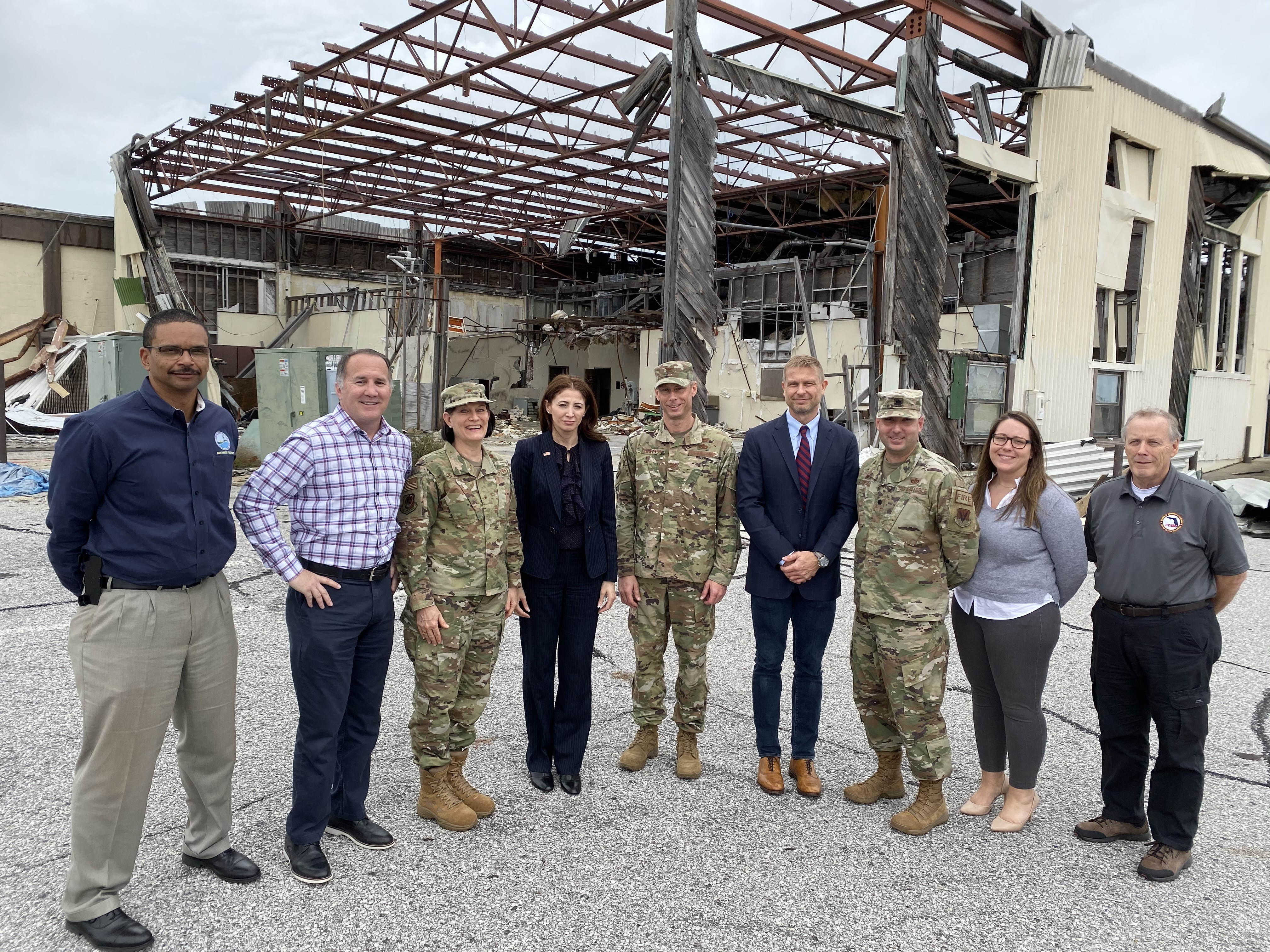Florida resilience chief gets look at Tyndall rebuild > Air Combat ...