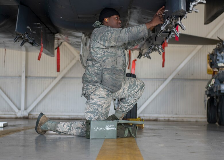 Weapons load crew members train to earn initail certification > Seymour ...