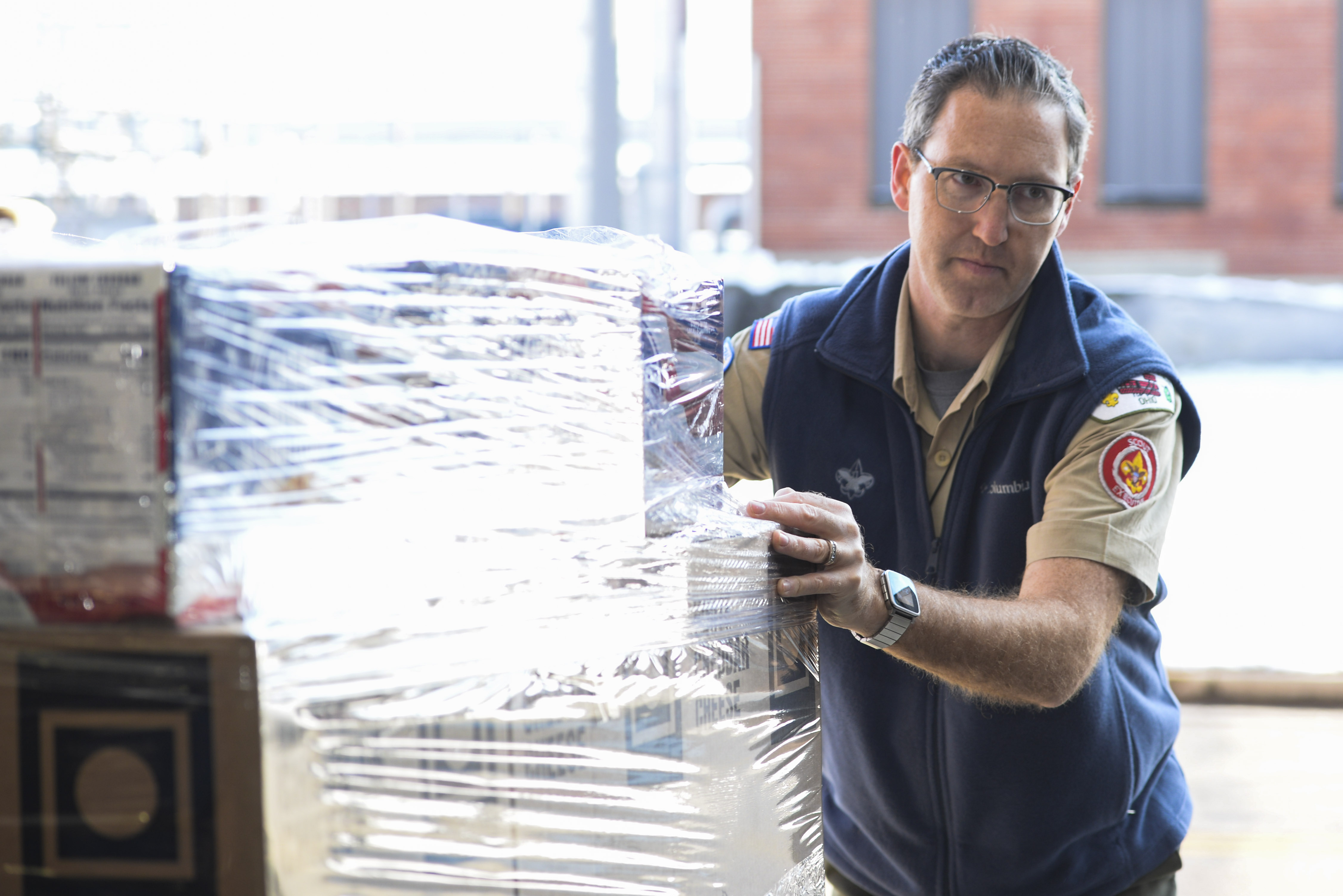 Wright-Patt Receives BSA Popcorn Donation