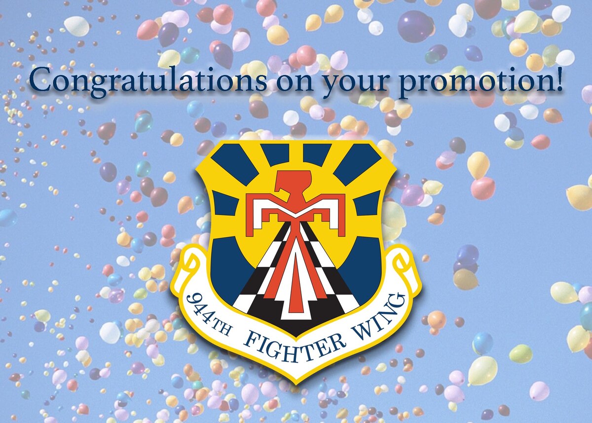 944th FW announces enlisted promotions for February > 944th Fighter ...